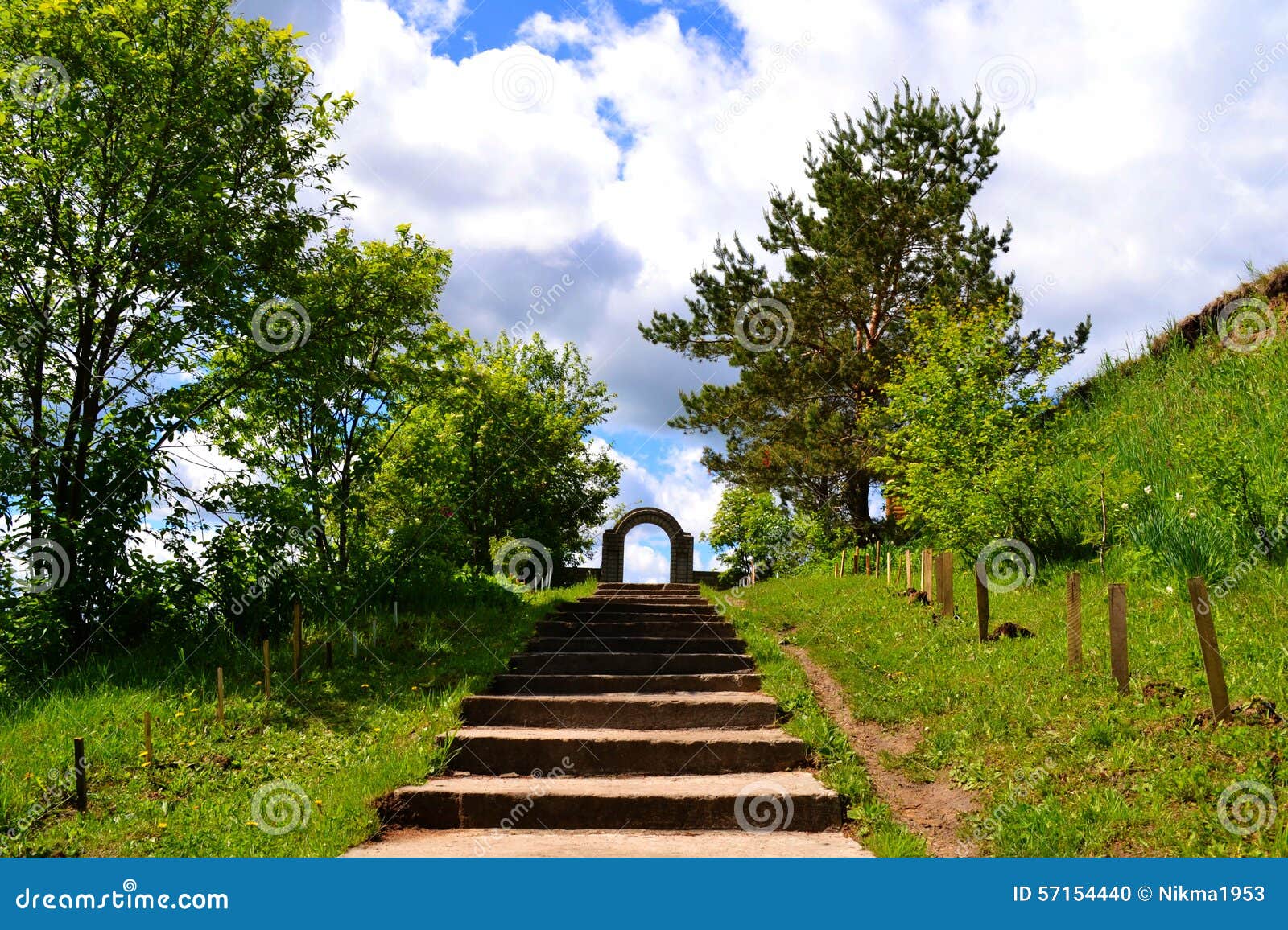 Rustic church stock photo. Image of blue, summer, springtime - 57154440