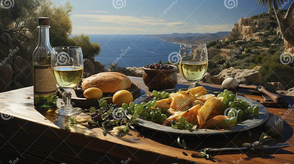 A Rustic Cliffside Dining Experience Featuring Fresh Seafood and a ...