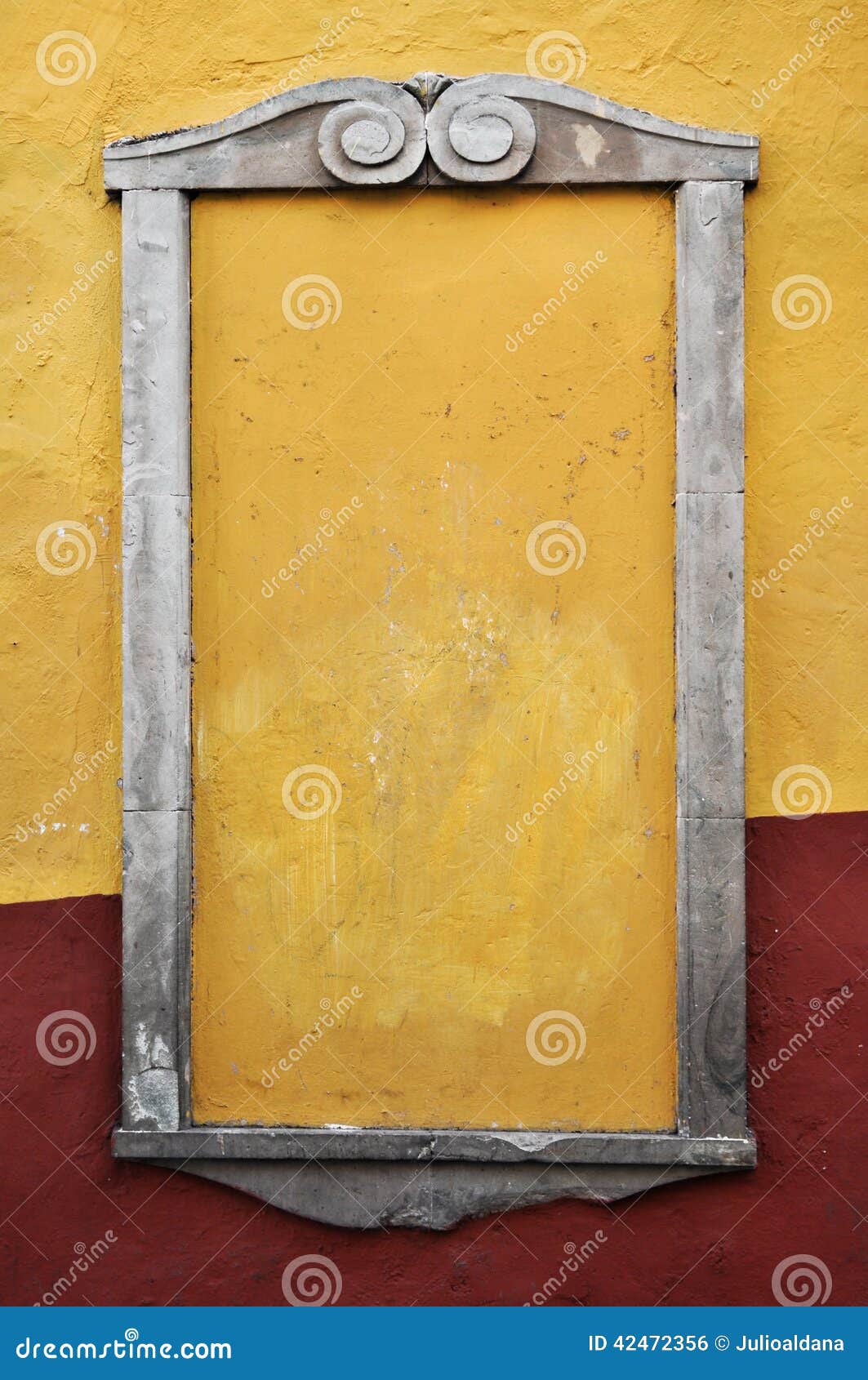Rustic Colonial Cement Frame Stock Photo - Image of background, brazil ...