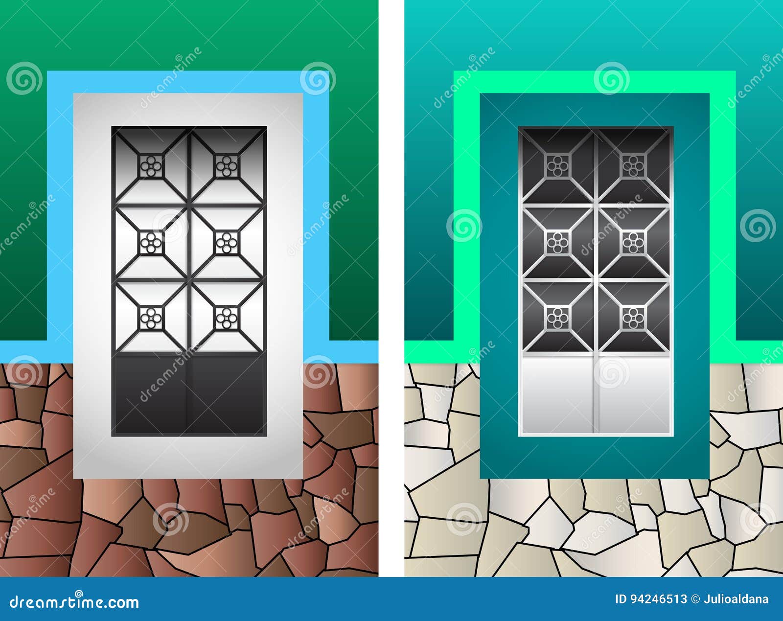 Rustic Colonial Frame Vector Illustration, Ready To Place Your Text Or ...