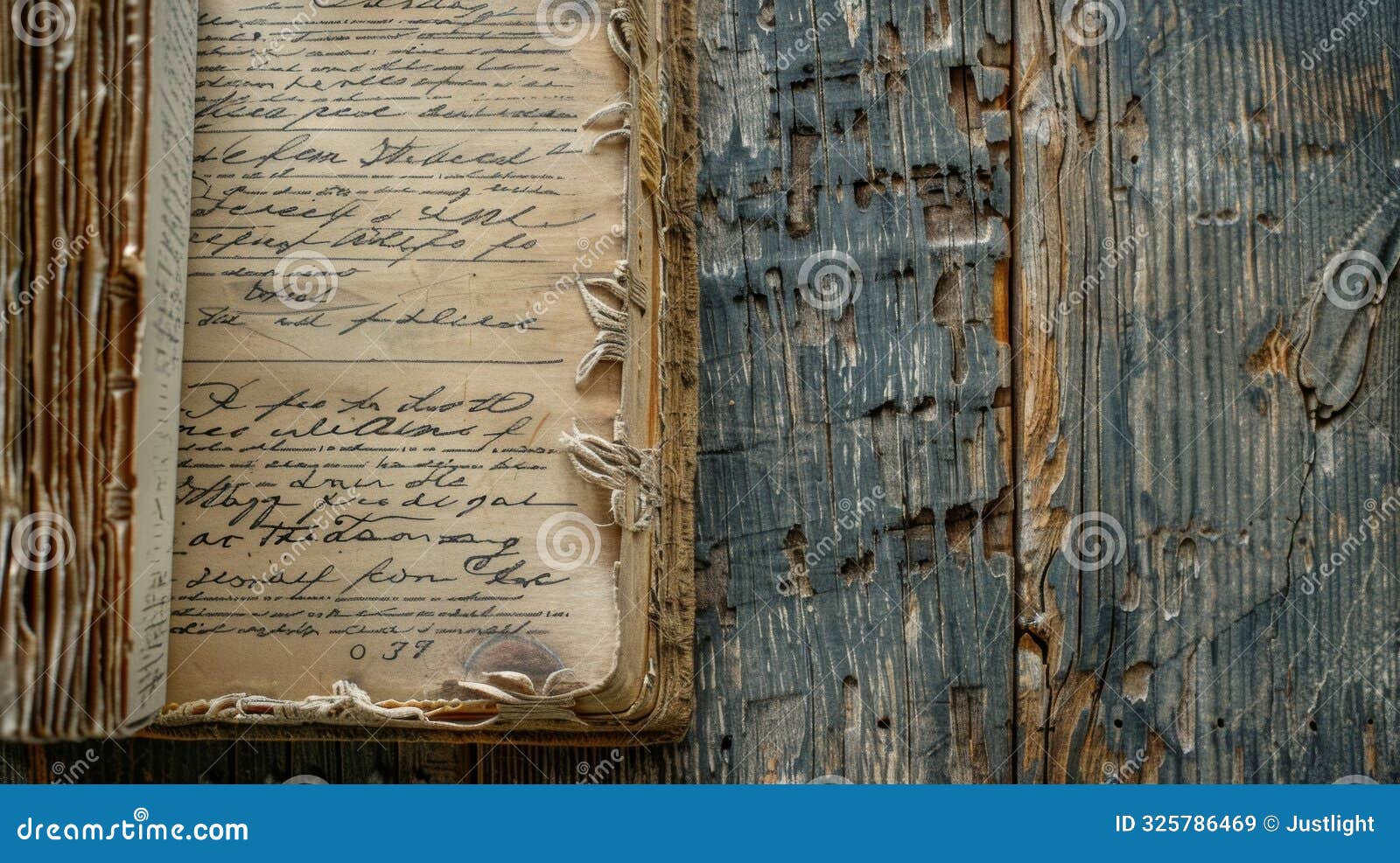 A Rustic Composition with a Natural Woodgrain Texture and Faded ...