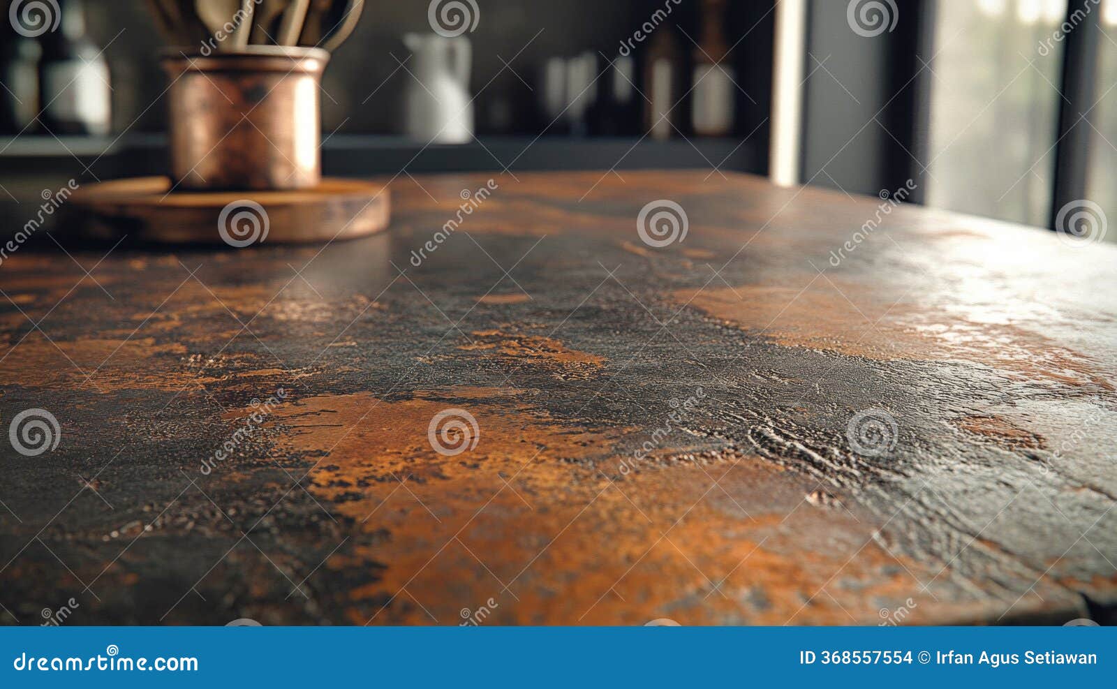 Rustic Copper Ring With Hammered Texture Royalty-Free Stock Photography ...