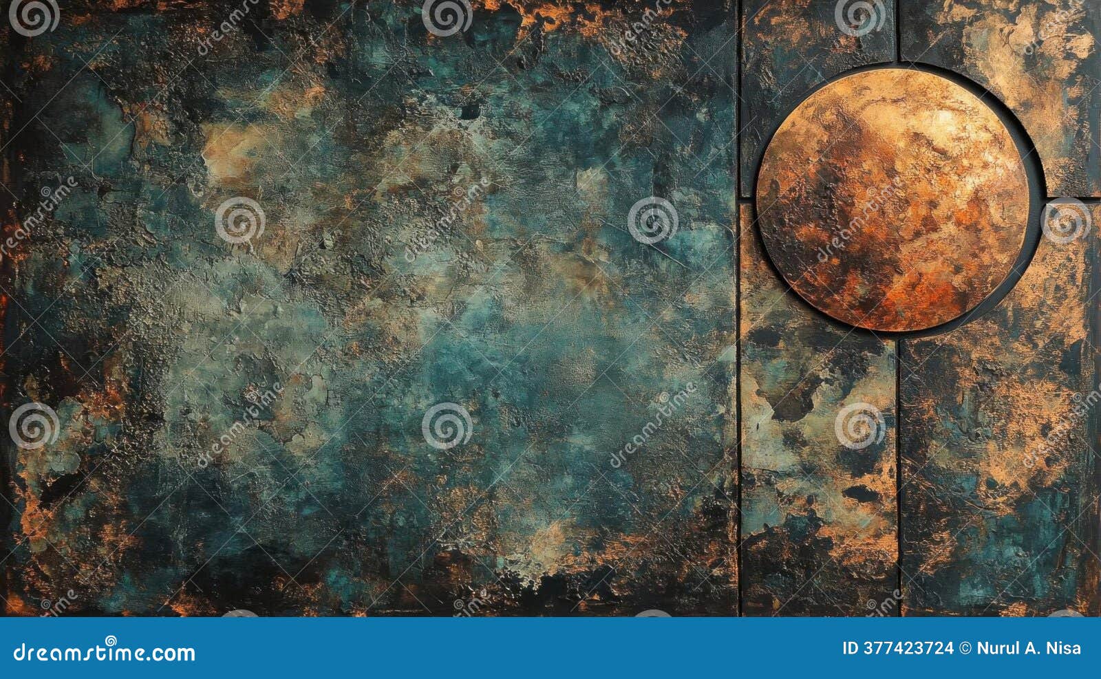 Rustic Copper Ring With Hammered Texture Royalty-Free Stock Photography ...