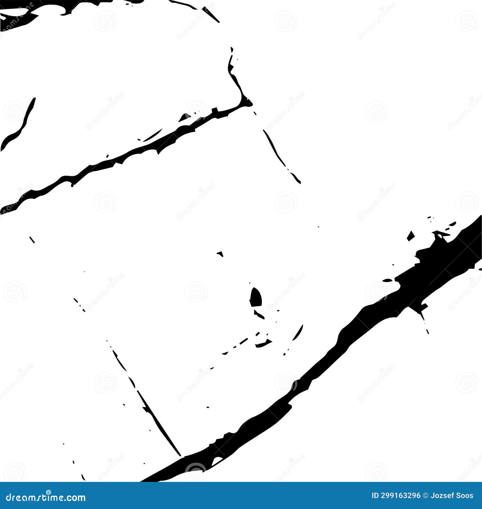 Rustic Cracked Vector Texture with Many Cracks and Scratches. Abstract ...