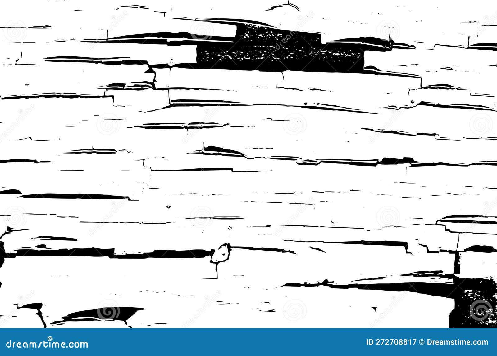 Rustic Cracked Vector Texture with Many Cracks and Scratches. Abstract ...