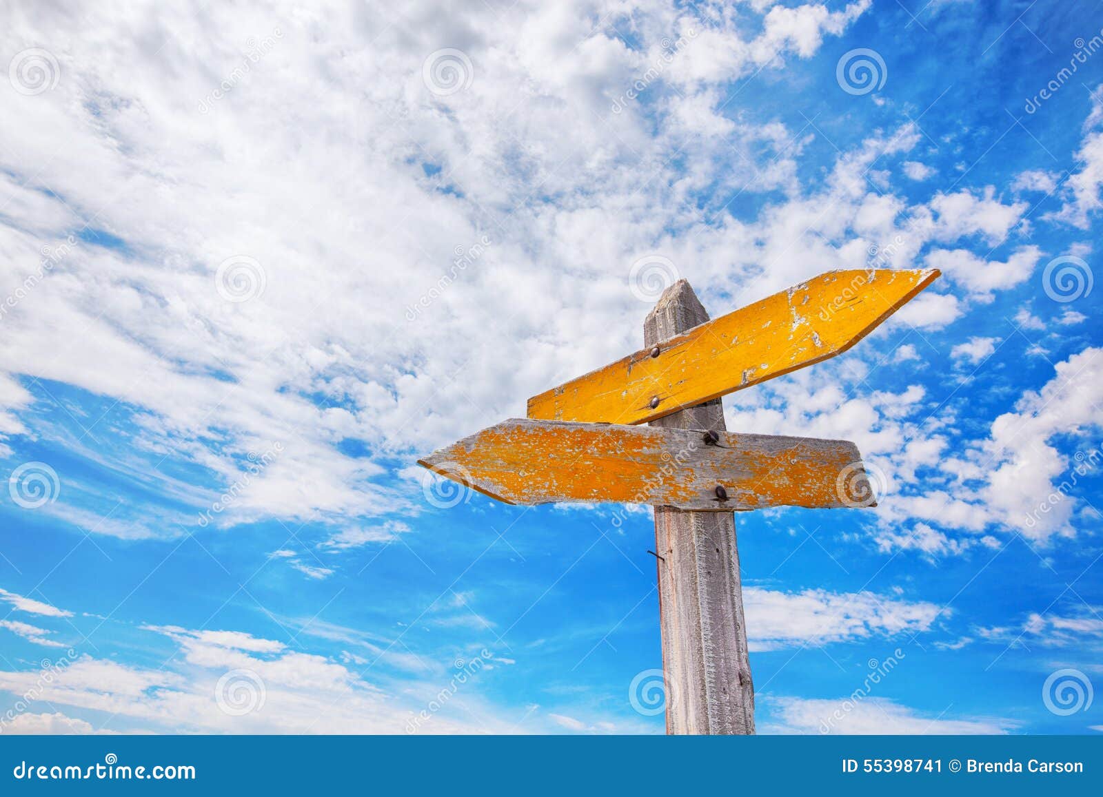 Rustic Crossroads Sign stock image. Image of weathered - 55398741