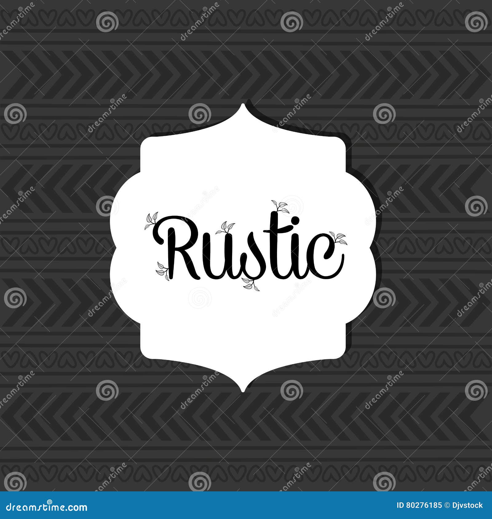 Rustic decorative style stock vector. Illustration of linear - 80276185