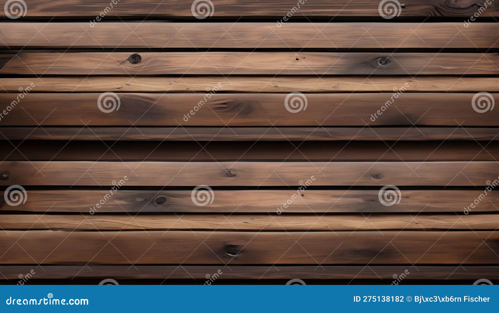 Rustic Design of Dark Wood Background with Horizontal Boards Stock ...
