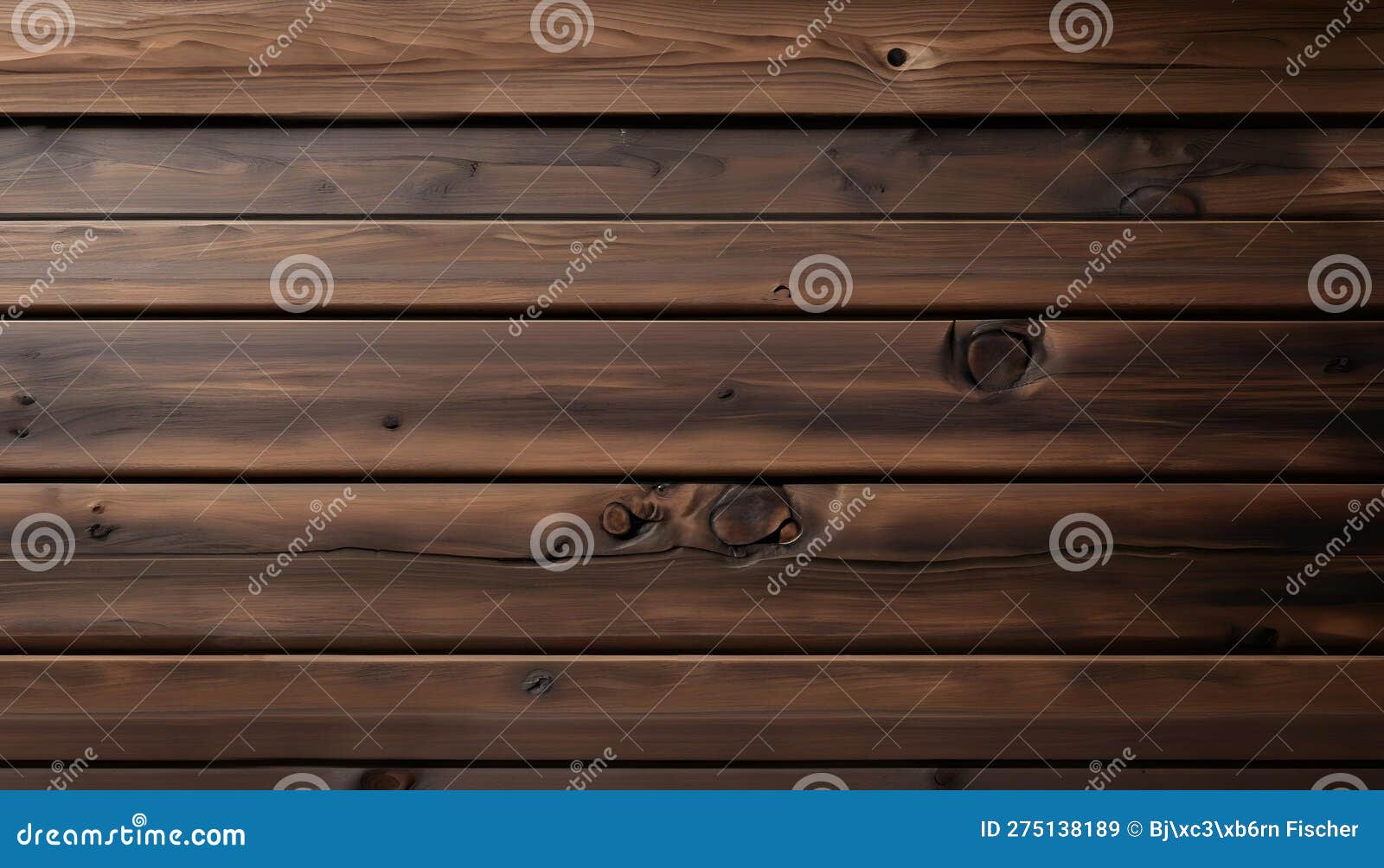 Rustic Design of Dark Wood Background with Horizontal Boards Stock ...