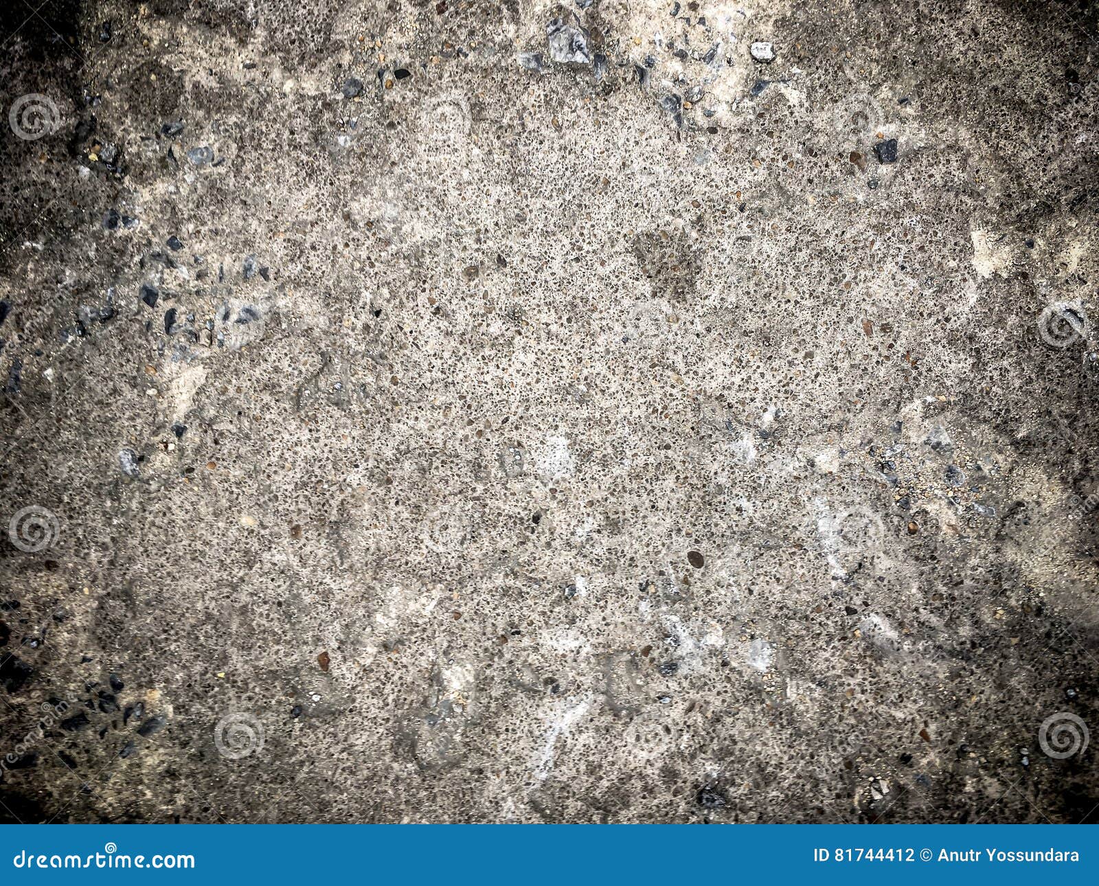 Rustic Dirty Concrete Rock Floor Texture Stock Photo - Image of ...