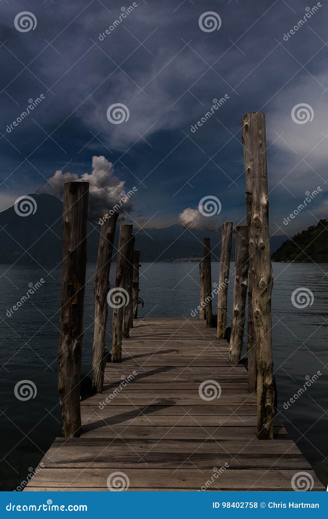 Rustic Dock on the Lake stock photo. Image of tour, light - 98402758