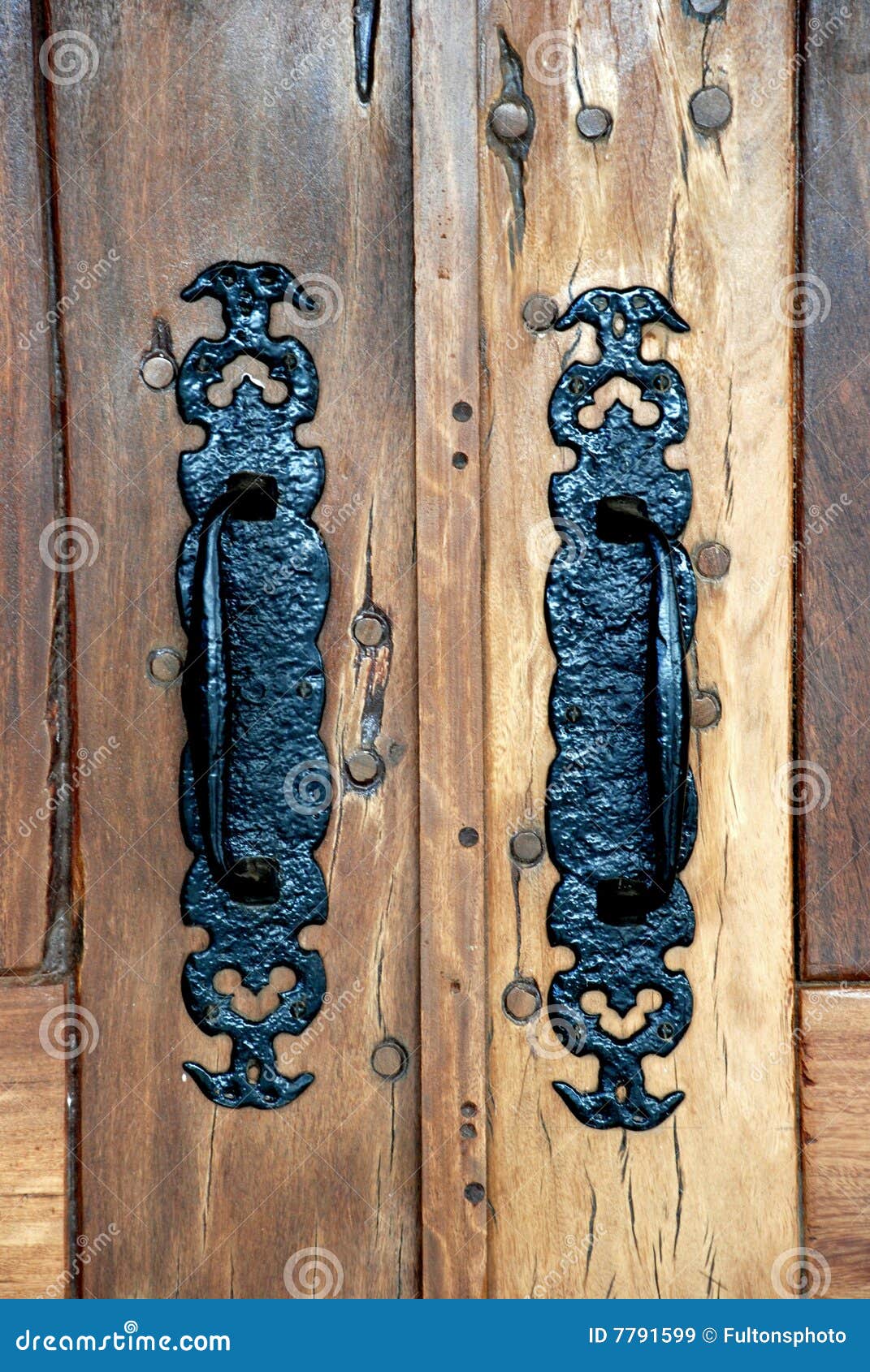Rustic Door and Handle Levers Stock Image - Image of home, lever: 7791599