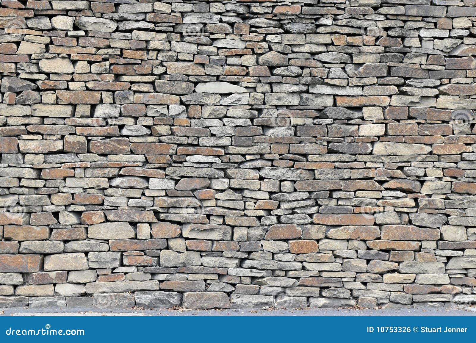 Rustic Dry Stone Wall stock photo. Image of pointing - 10753326