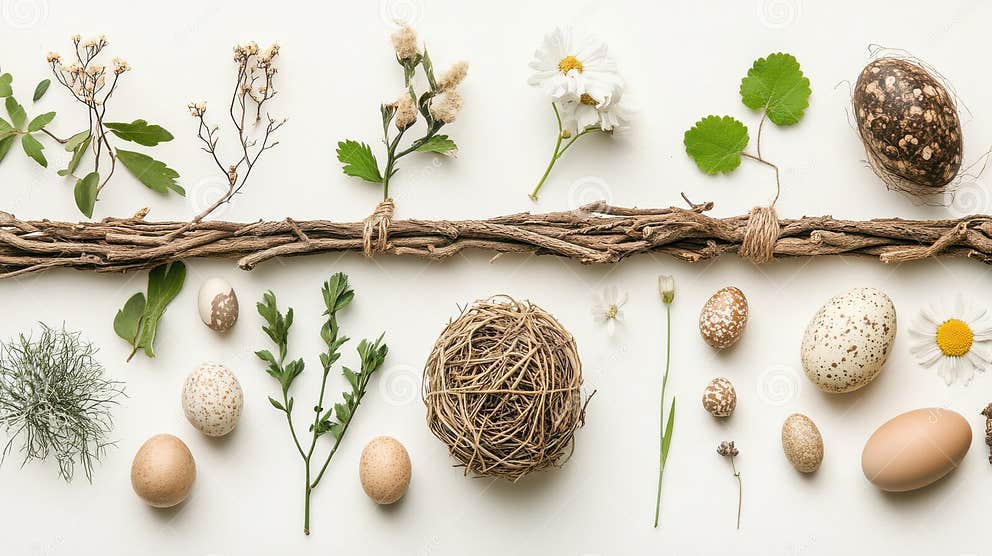 Rustic Easter Decorations with Natural Textures and Sustainable Design ...