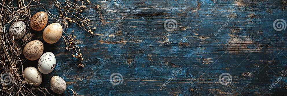 Rustic Eggs on Wooden Table with Natural Light Stock Photo - Image of ...
