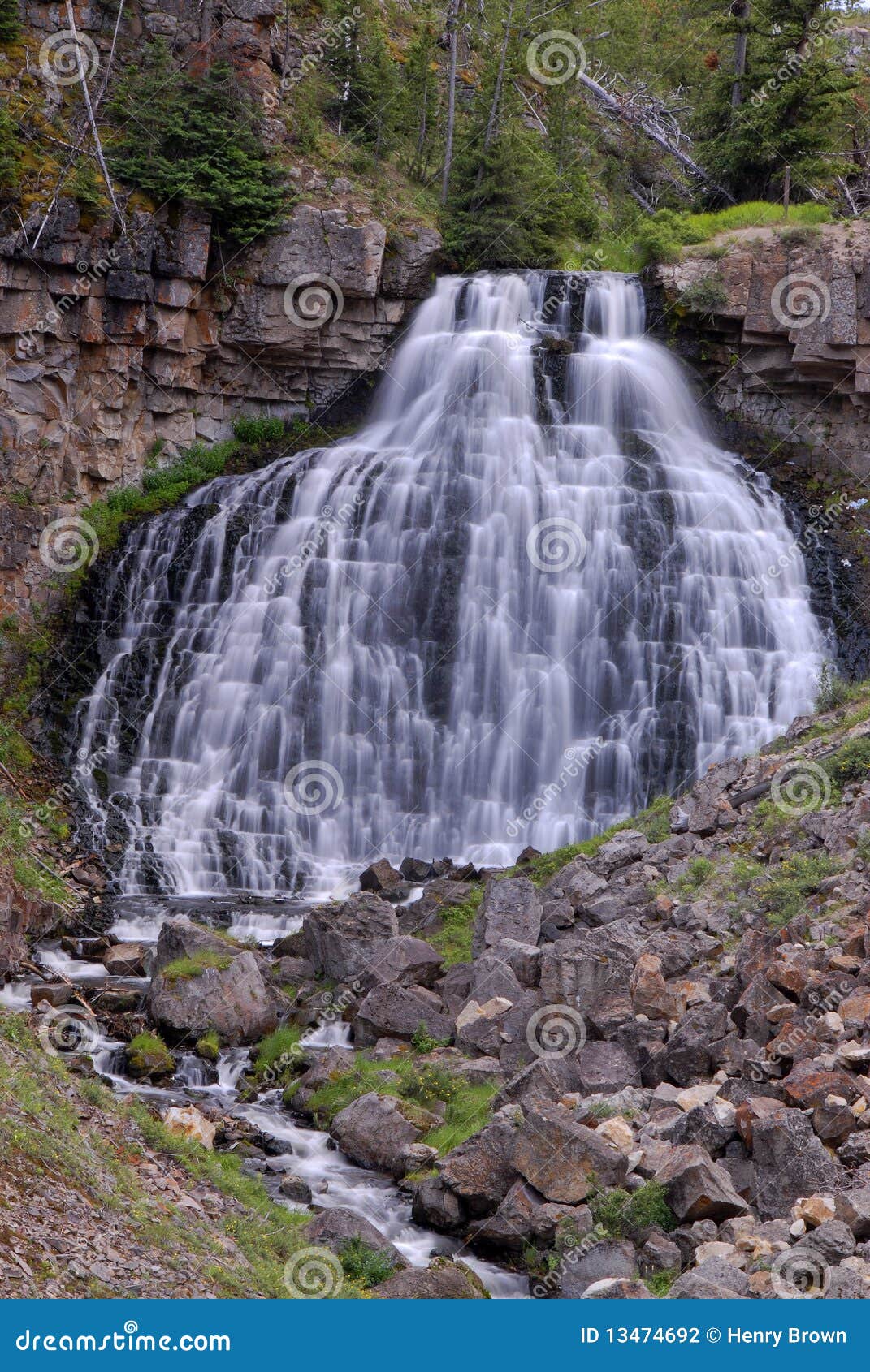 Rustic Falls stock photo. Image of formation, scenic - 13474692