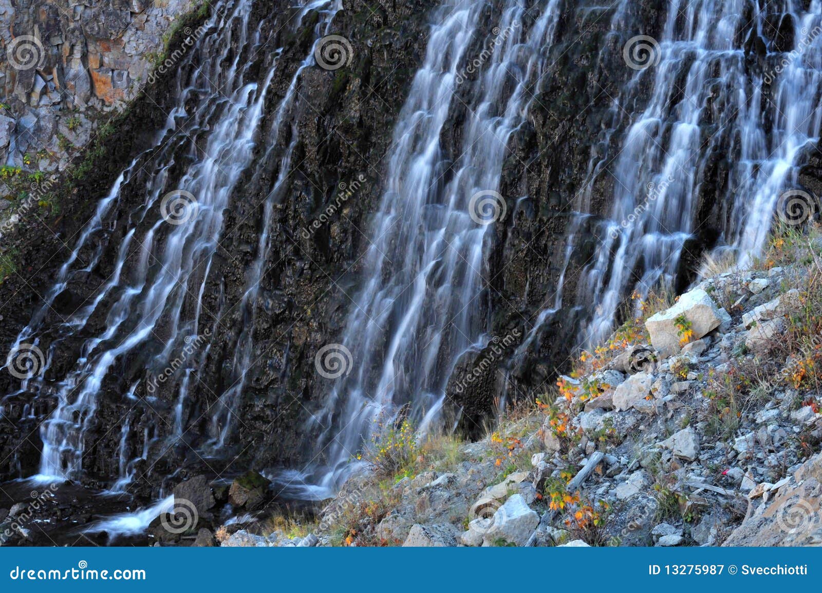 Rustic Falls - Yellowstone stock image. Image of yellowstone - 13275987