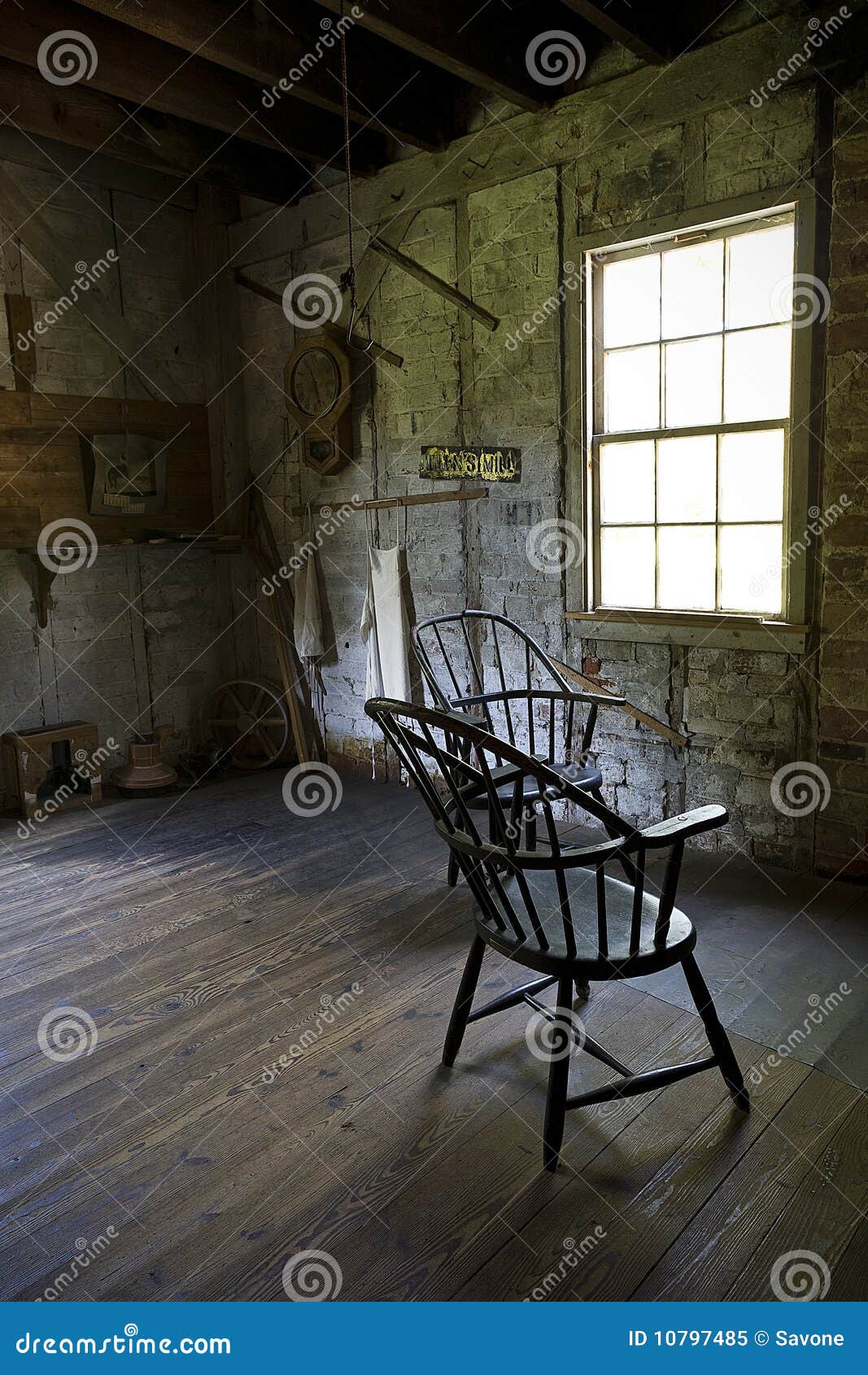 Rustic Farm House stock image. Image of chair, stone - 10797485