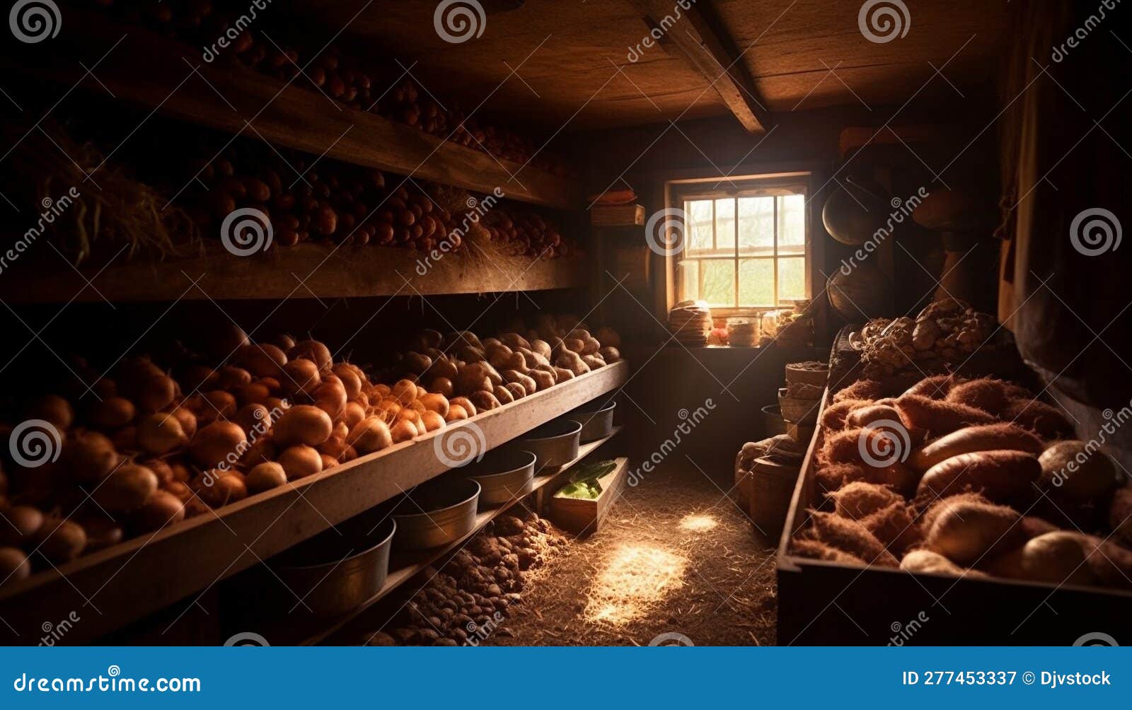 Rustic Farm Store Offers Organic Gourmet Meals Generated by AI Stock ...