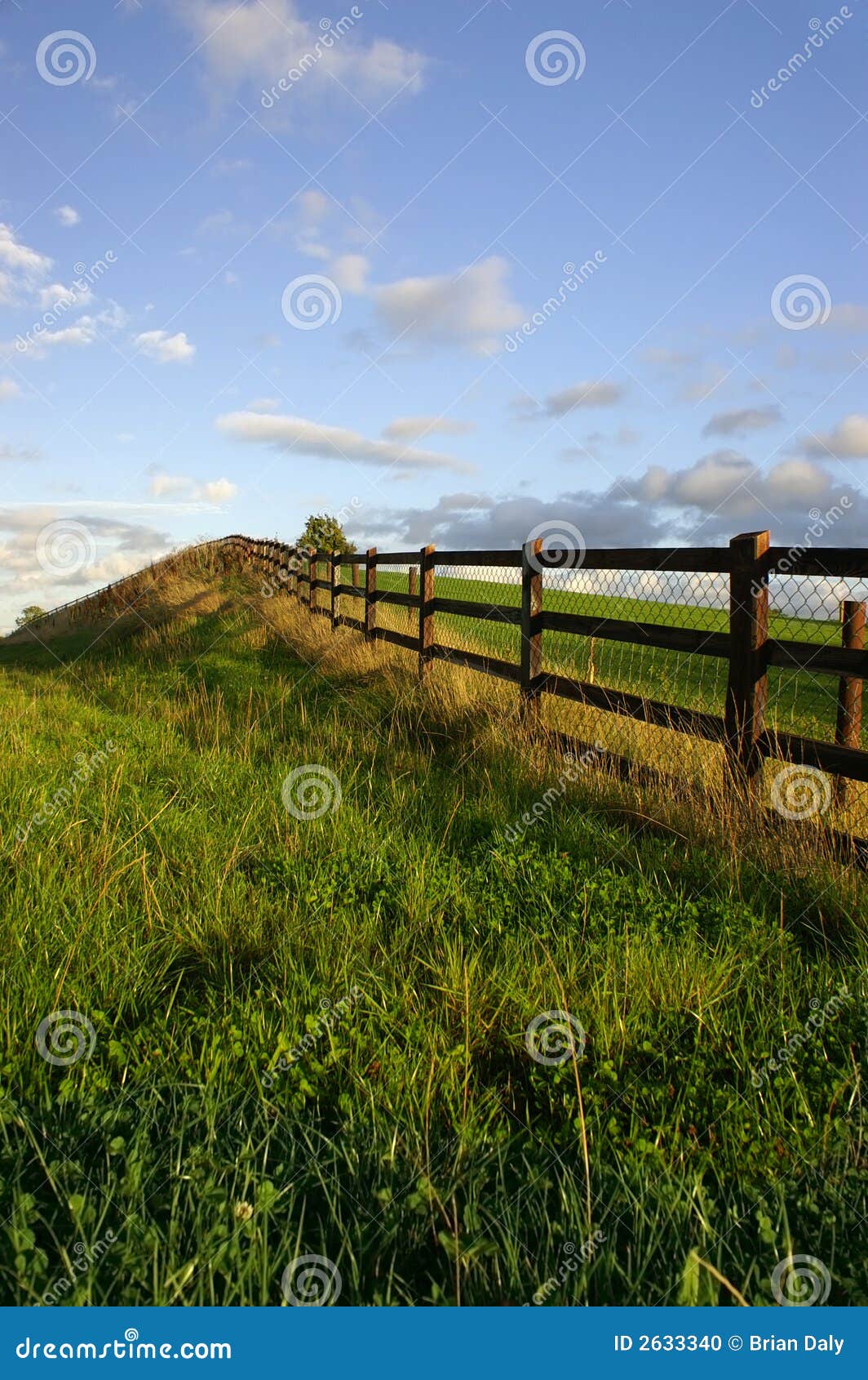 Rustic Fence in Rural Setting Stock Photo - Image of white, country ...