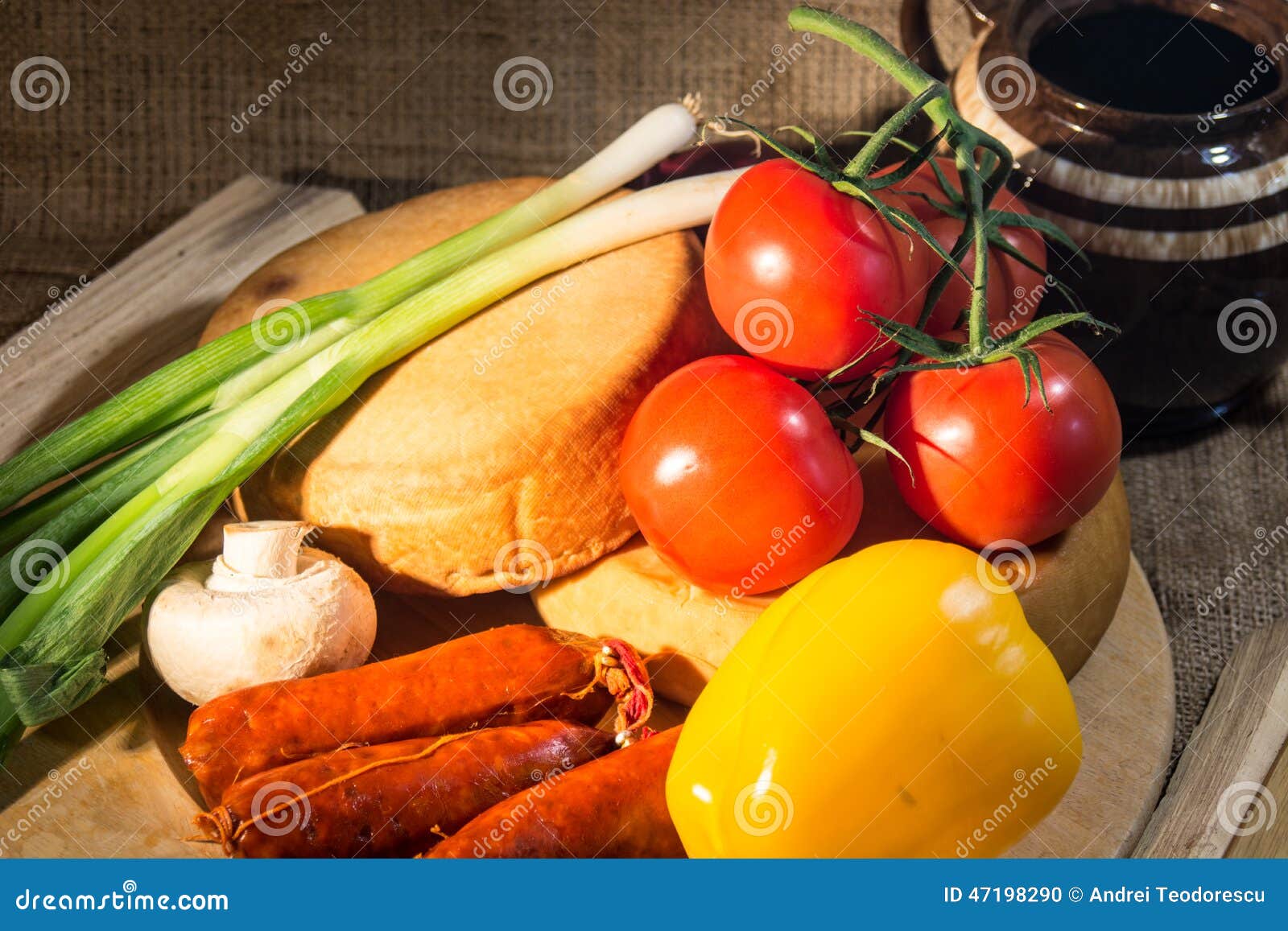 Rustic Food Background Stock Image | CartoonDealer.com #21356101