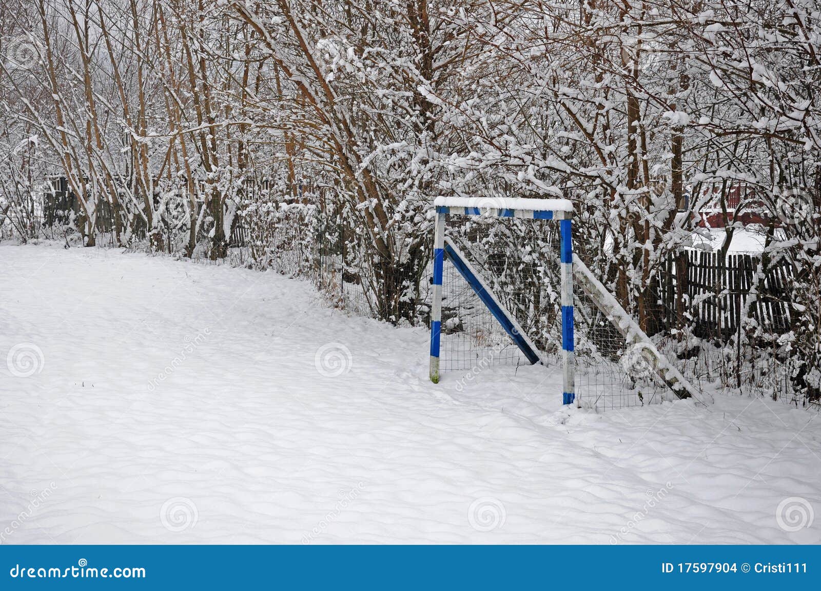 Rustic football goal stock photo. Image of land, black - 17597904