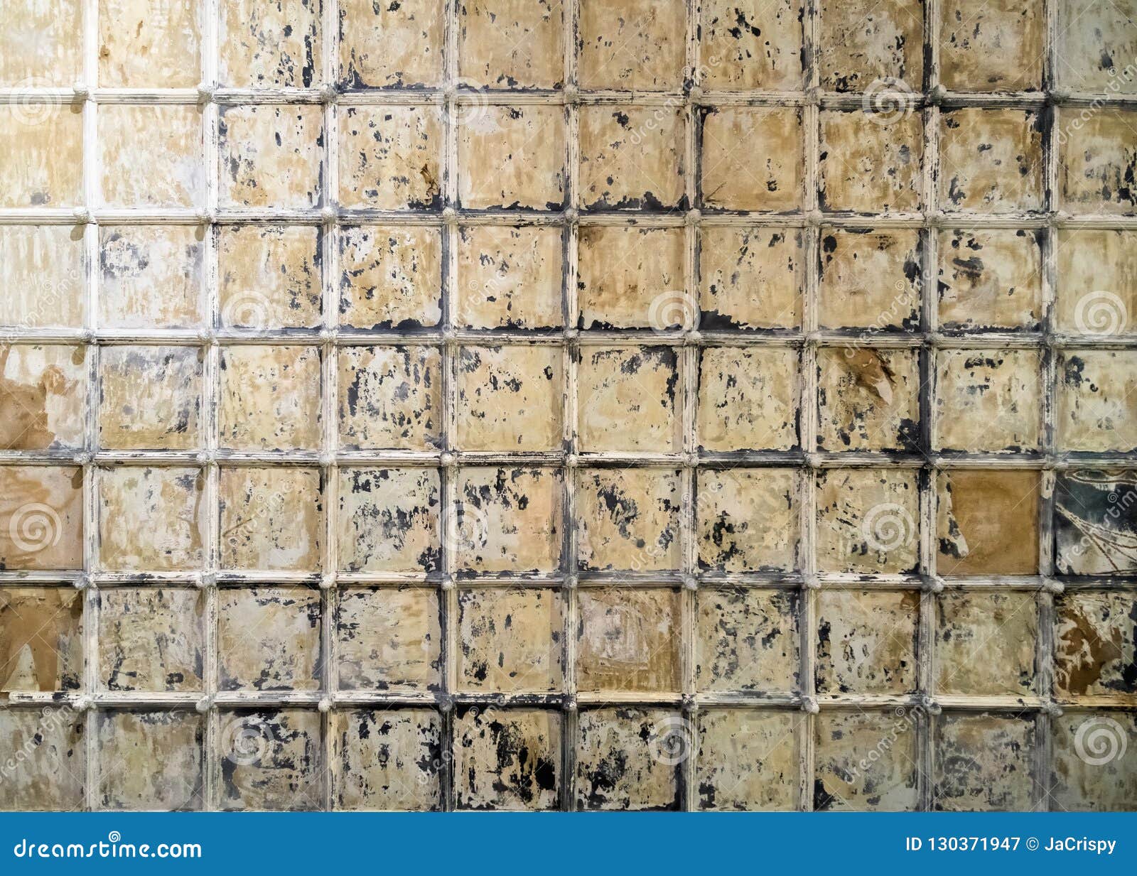 Rustic Geometric Pattern from an Old Ceiling, Rust and Corrosion Stock ...