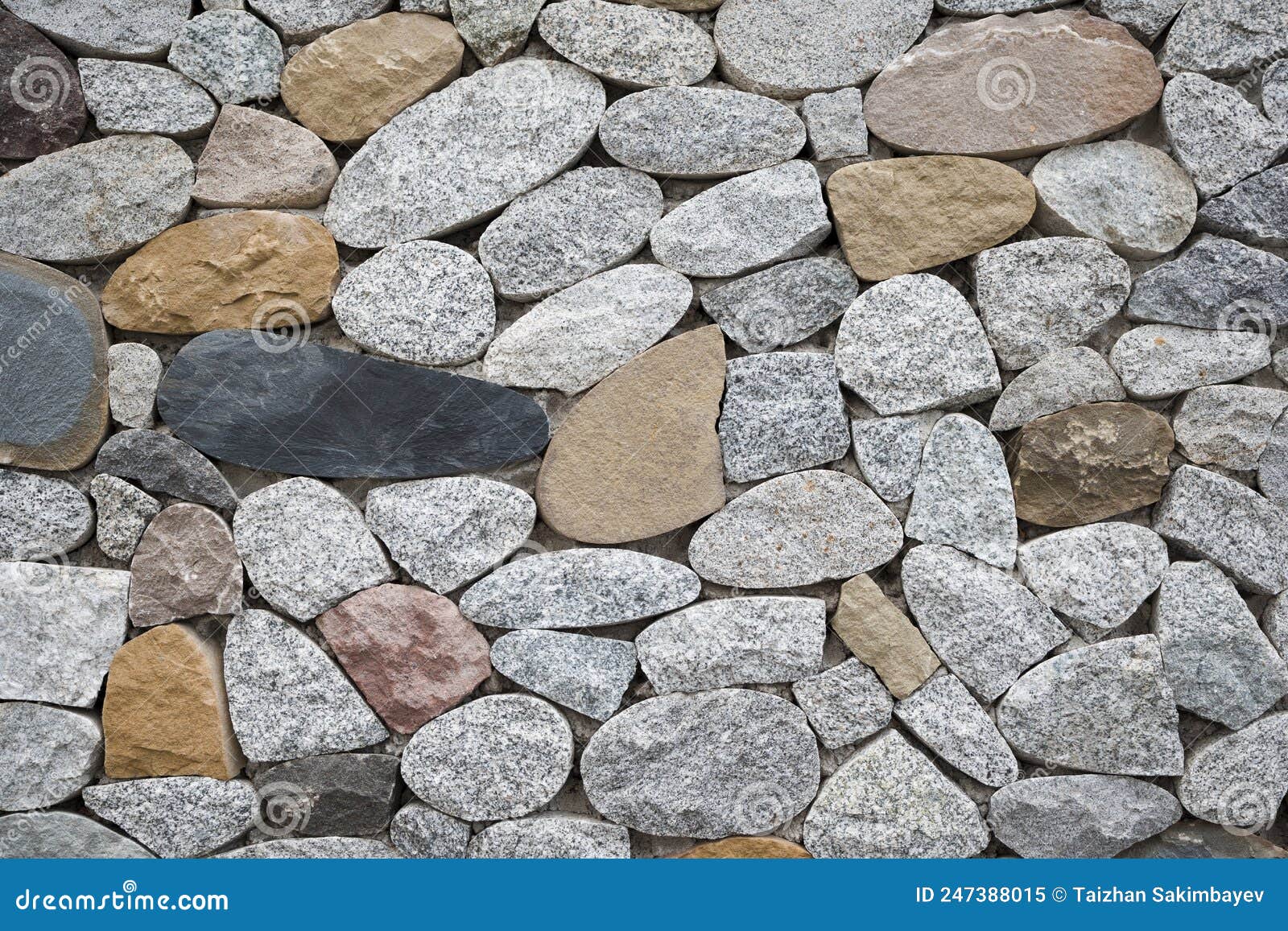 Rustic Granite Stone Wall for Background Stock Image - Image of build ...