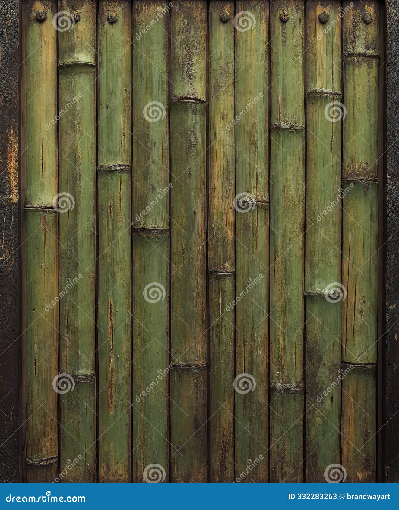 Rustic Green Bamboo Wall Texture for Natural Decor Inspiration Stock ...