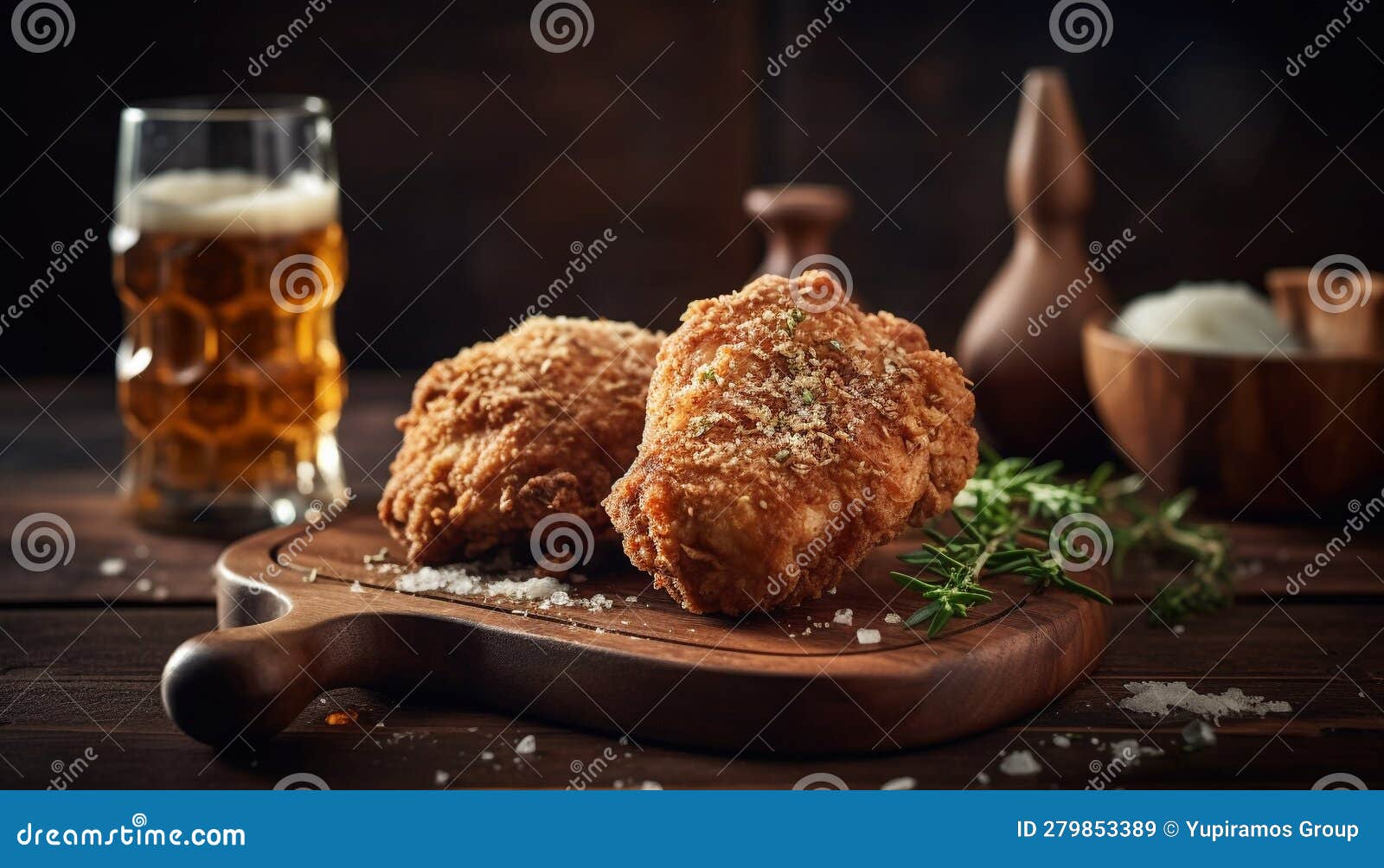 Rustic Grilled Meat Meal on Wooden Table with Fresh Ingredients ...