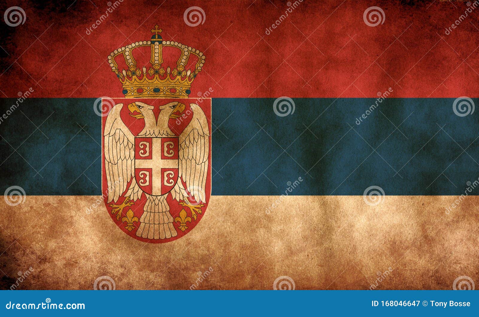 Rustic, Grunge Serbia Flag stock image. Image of politics - 168046647