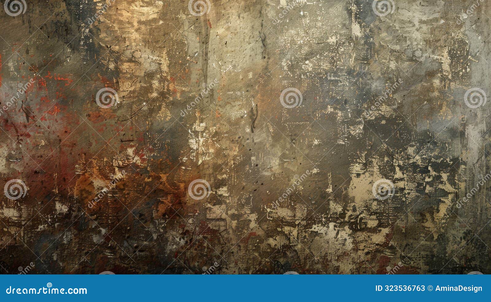 Rustic Grunge Texture with Earth Tones Features Vintage Elements in a ...