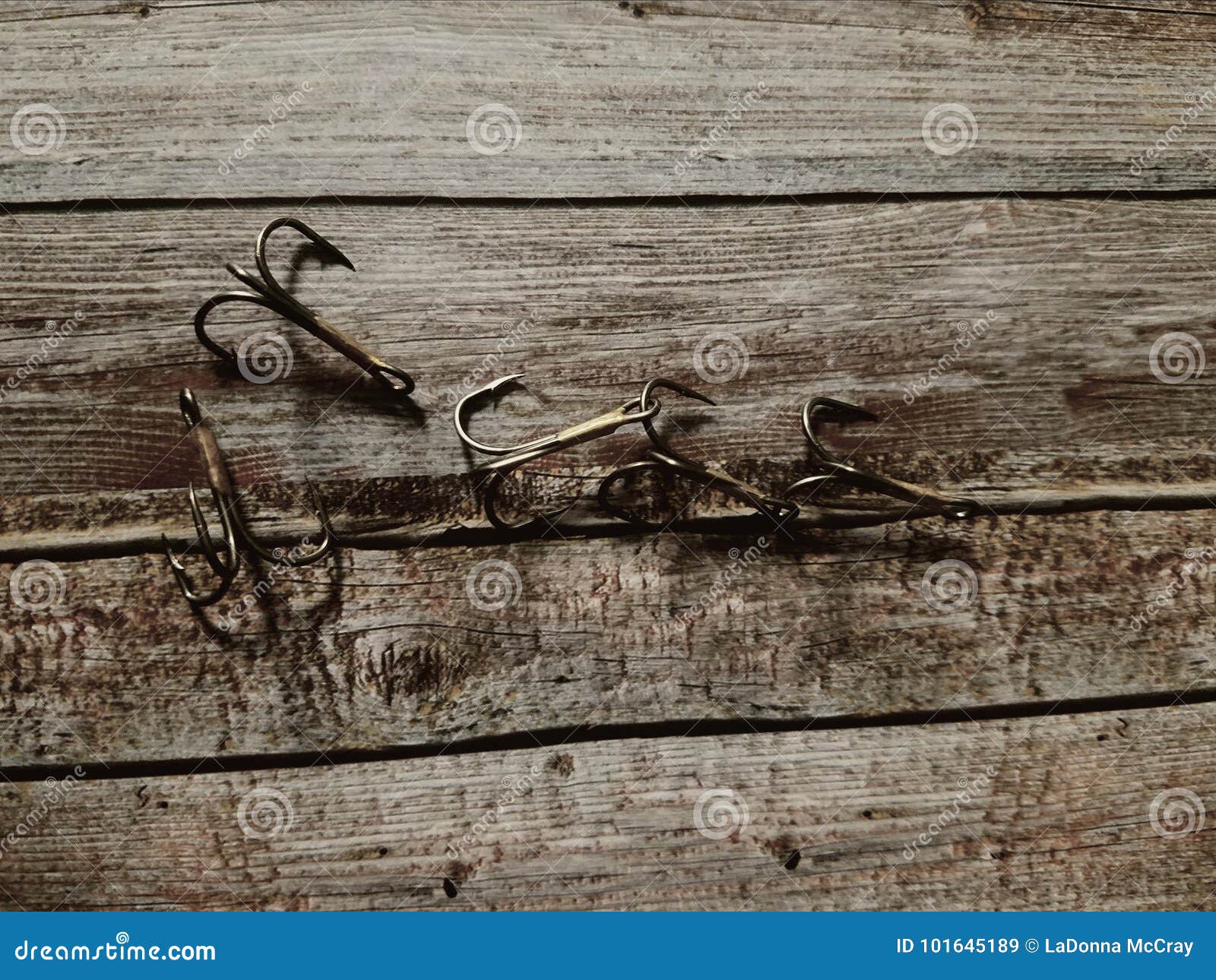 Rustic hooks stock image. Image of rustic, fishing, looking - 101645189