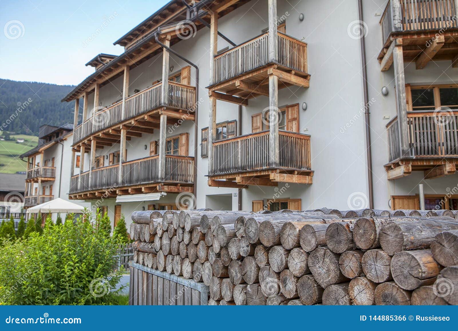 Rustic hotel stock photo. Image of home, culture, exterior - 144885366