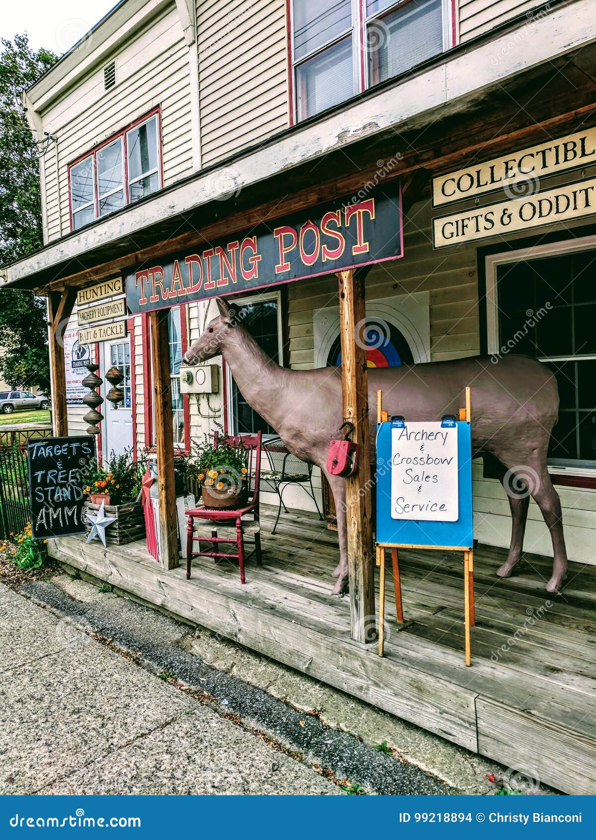 Rustic Hunting Storefront editorial stock image. Image of rural - 99218894