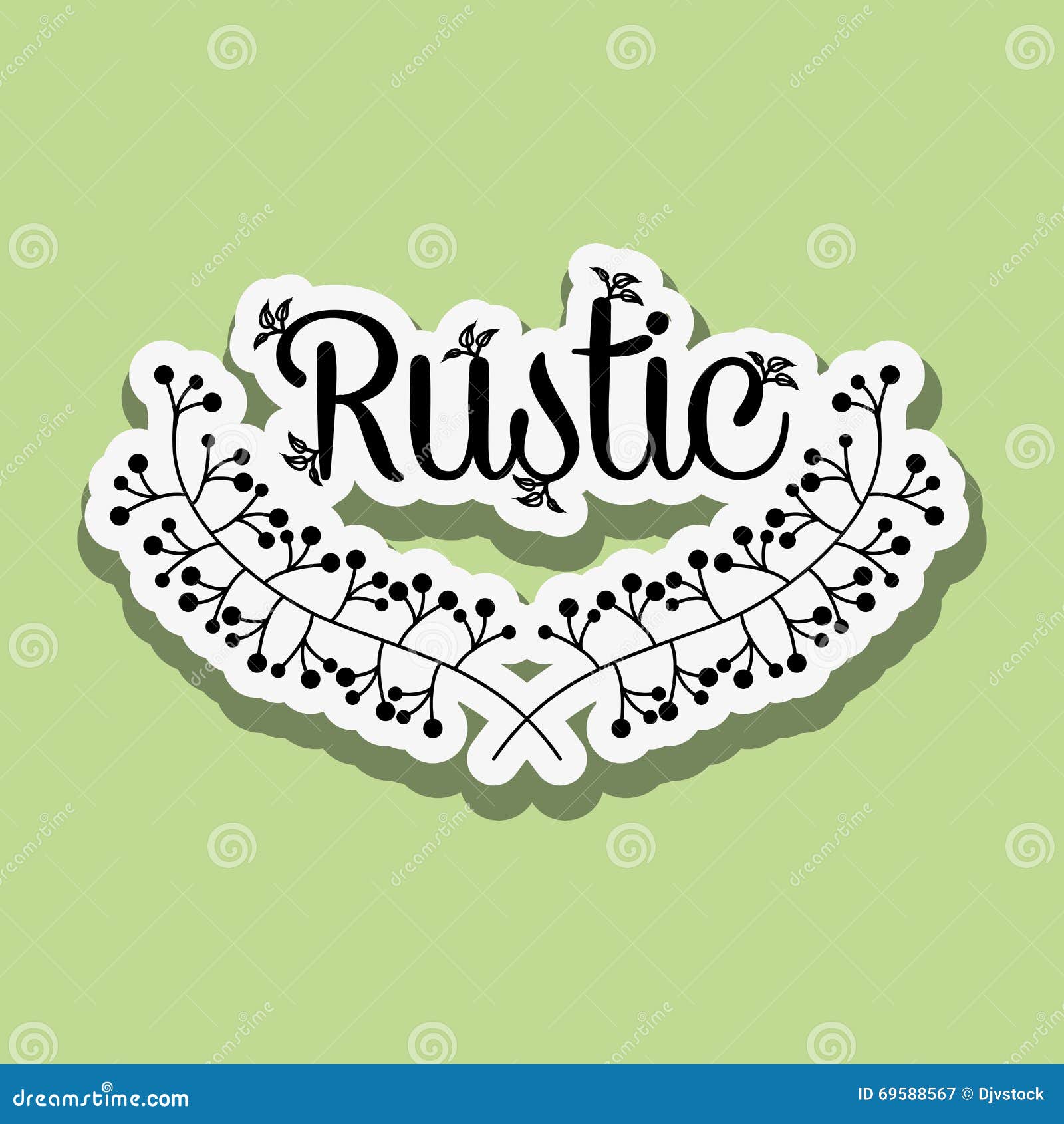 Rustic Icon Design , Vector Illustration Stock Vector - Illustration of ...
