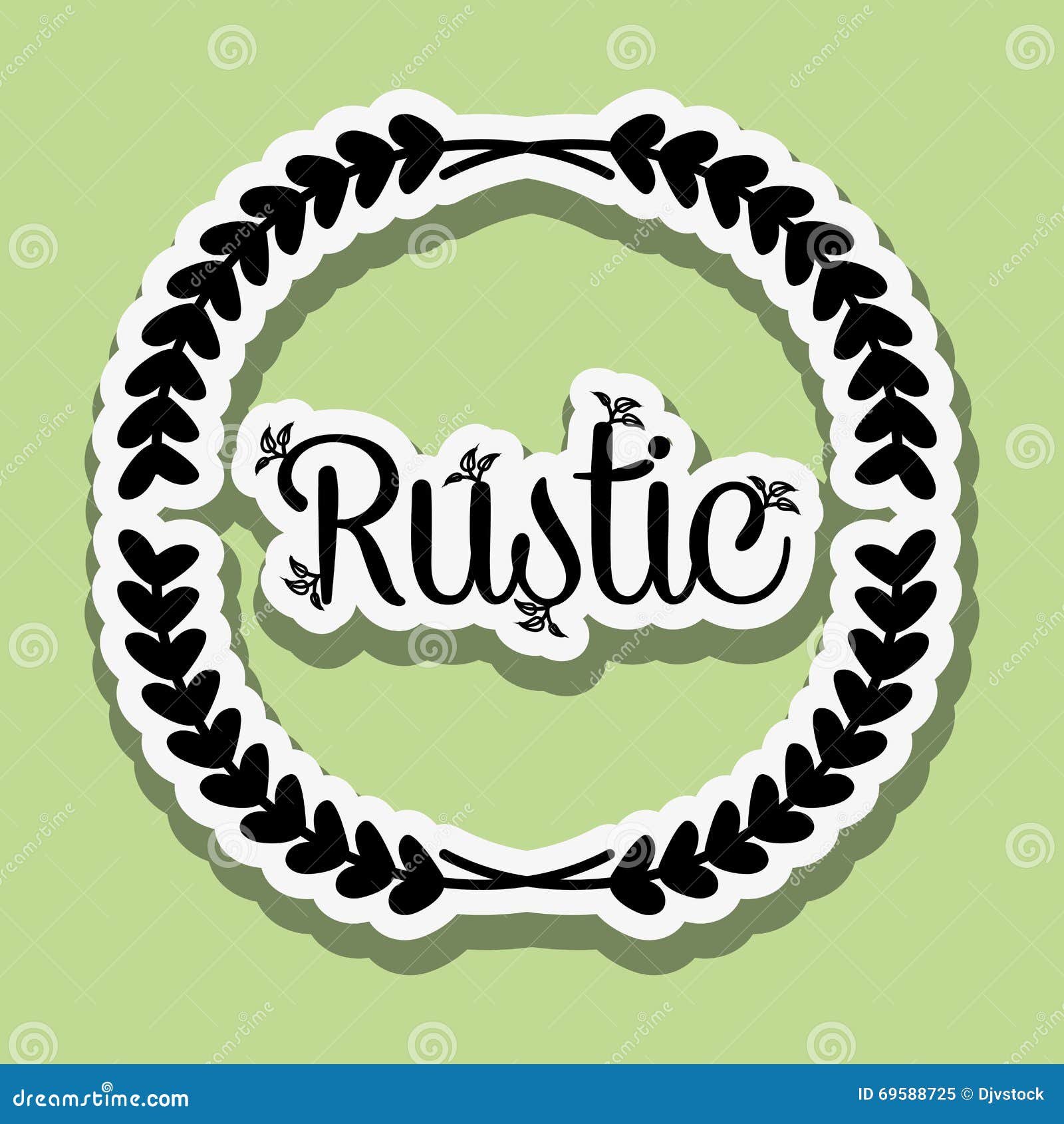 Rustic Icon Design , Vector Illustration Stock Vector - Illustration of ...