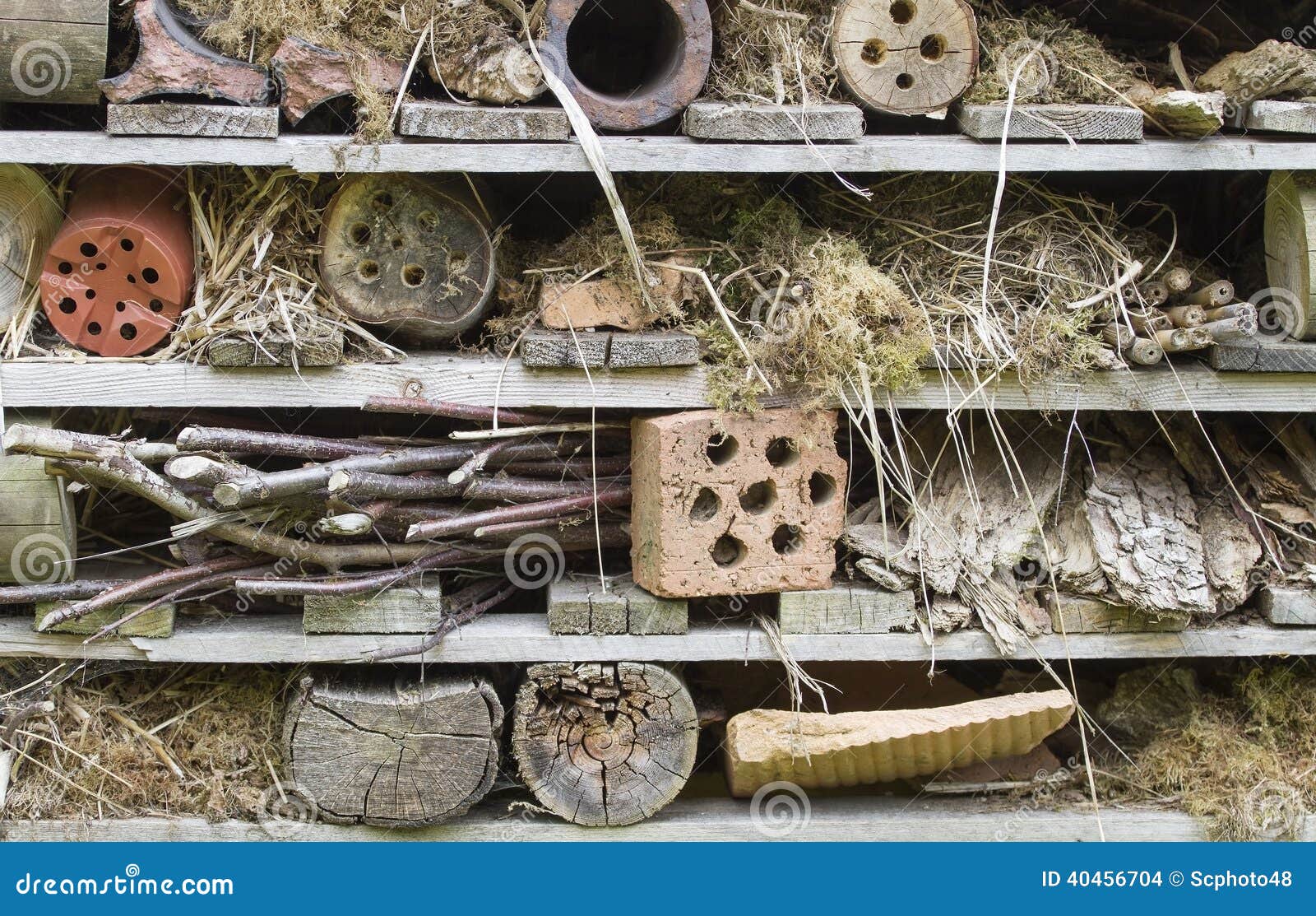Rustic insect house stock photo. Image of escape, home - 40456704