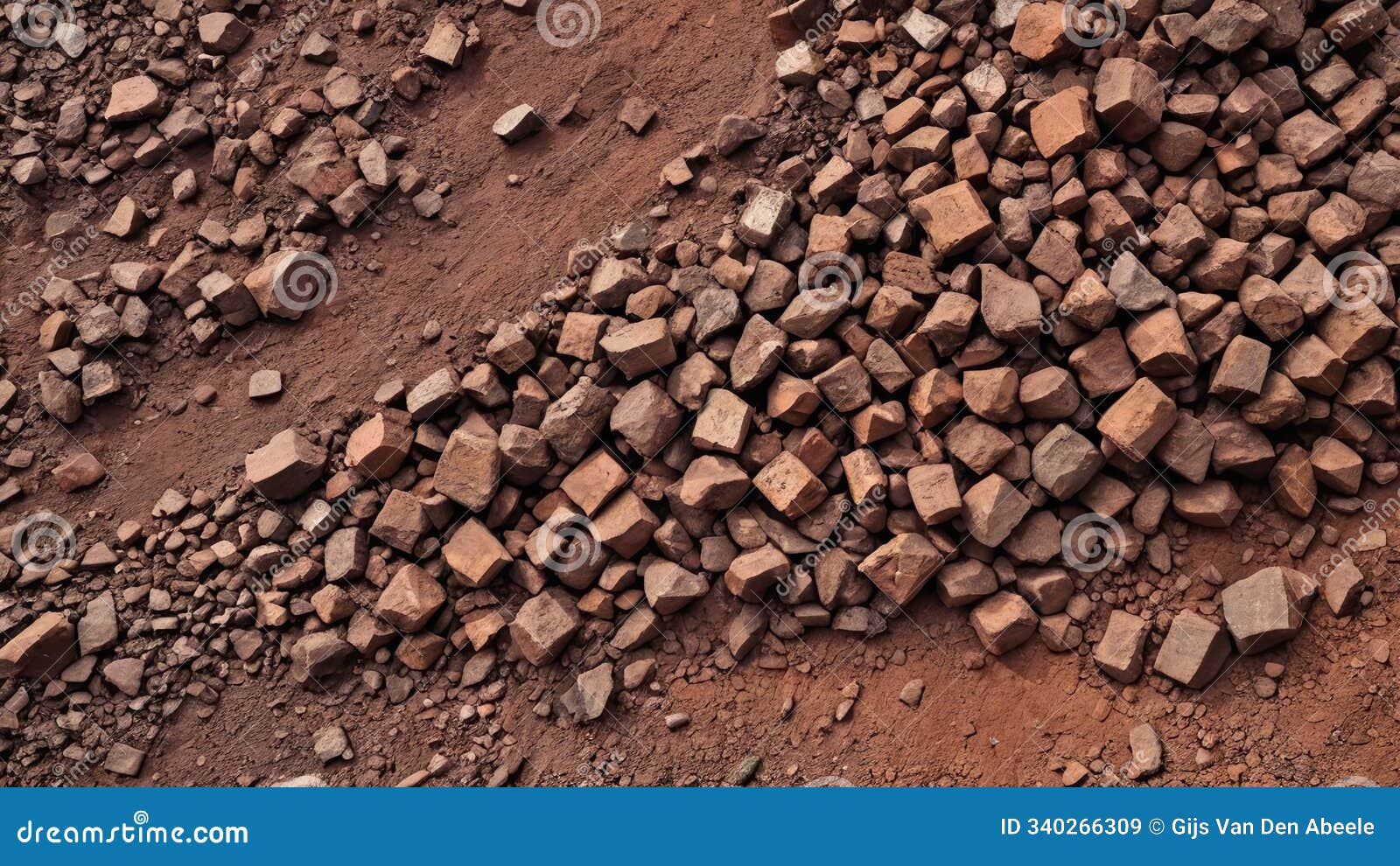 Rustic Iron Ore Pile a Mining Industry Snapshot Stock Illustration ...