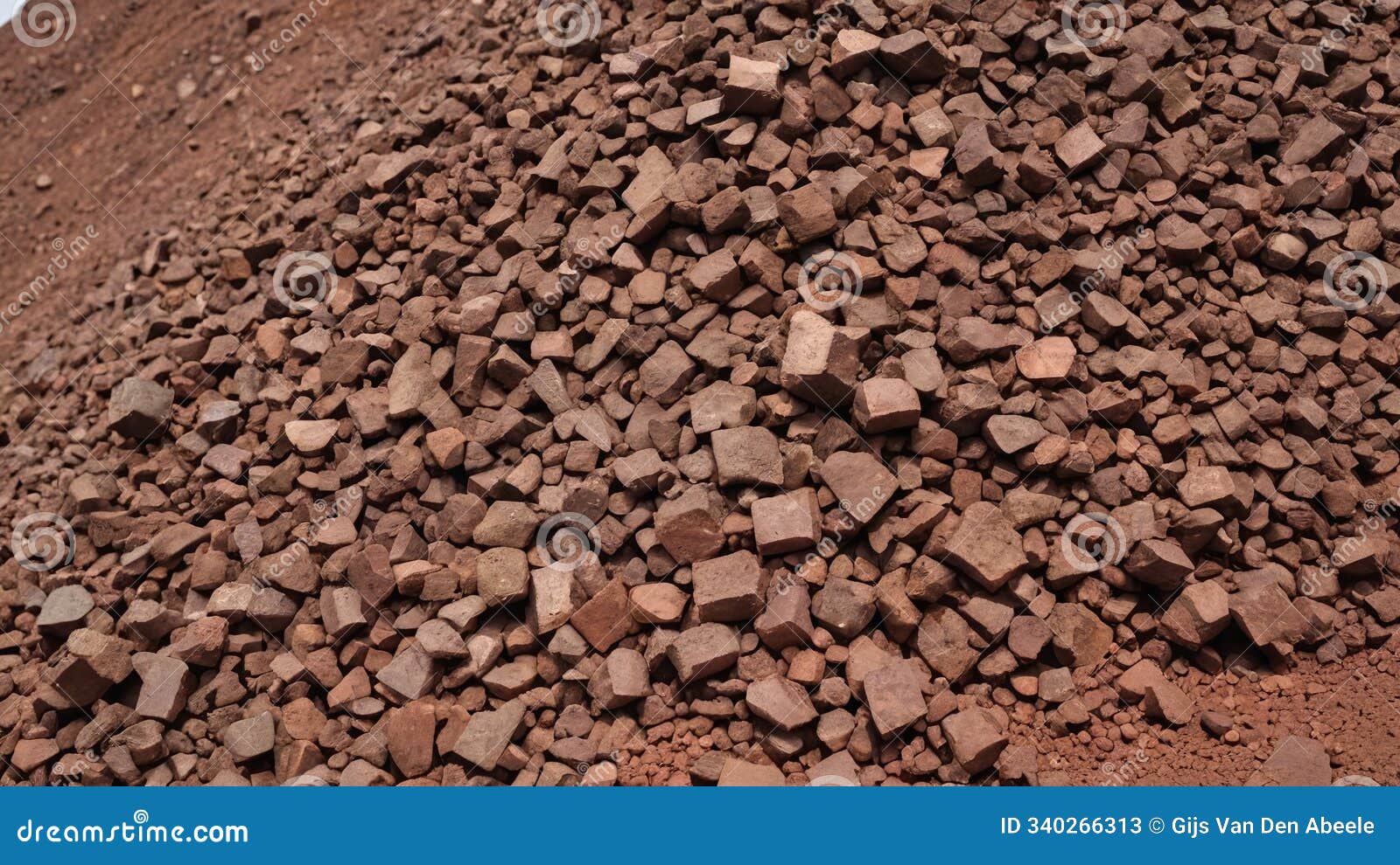 Rustic Iron Ore Pile a Mining Industry Snapshot Stock Illustration ...