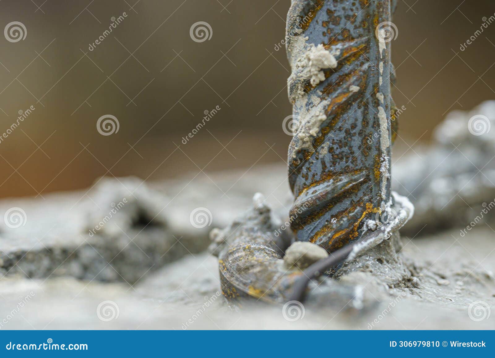Rusty Iron Sculpture Sitting on Top of a Rock on a Beach Stock Photo ...