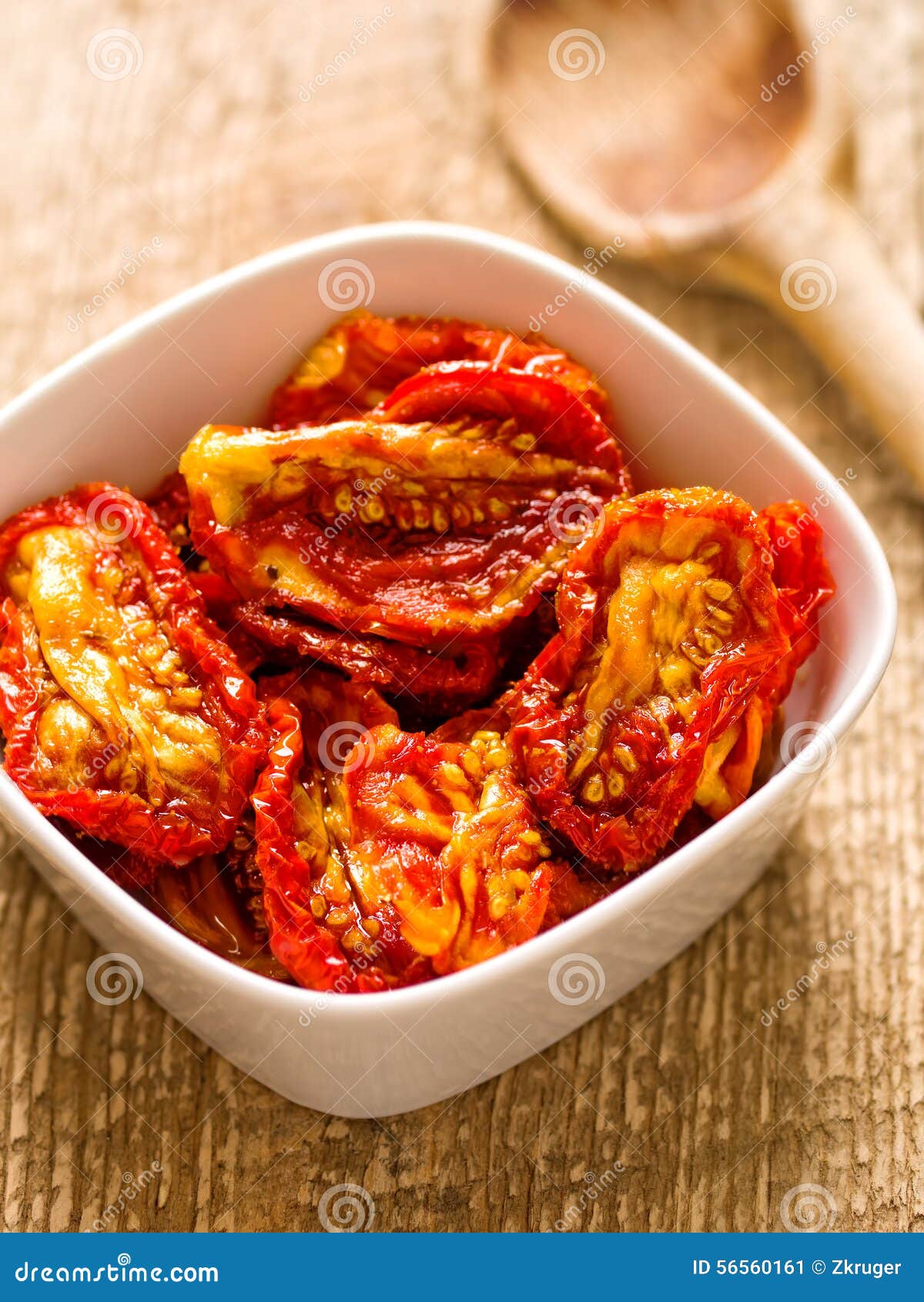Rustic Italian Sun Dried Tomato Stock Image - Image of closeup ...