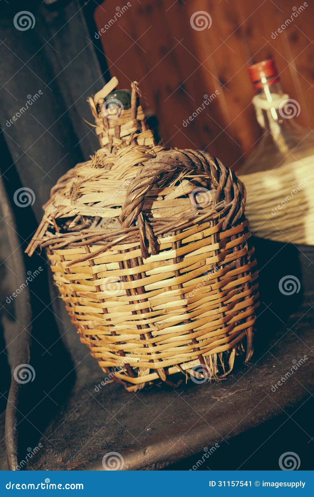 Rustic Keg in Spanish Winery Stock Image - Image of tradition, cork ...