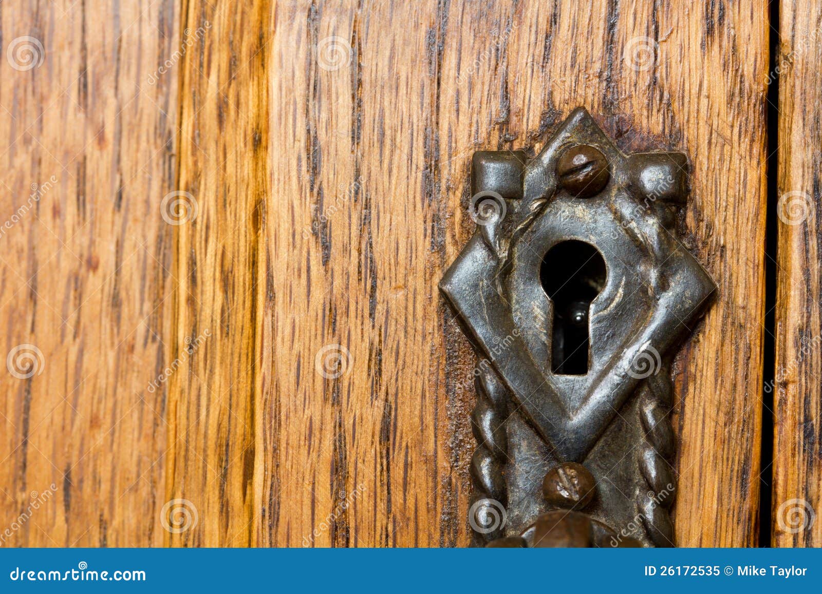 Rustic Keyhole stock image. Image of wood, close, chest - 26172535