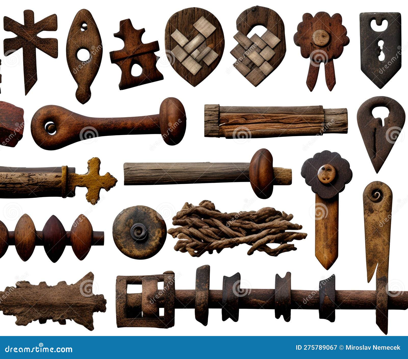 Rustic Keys, Generative AI Illustration Stock Illustration ...
