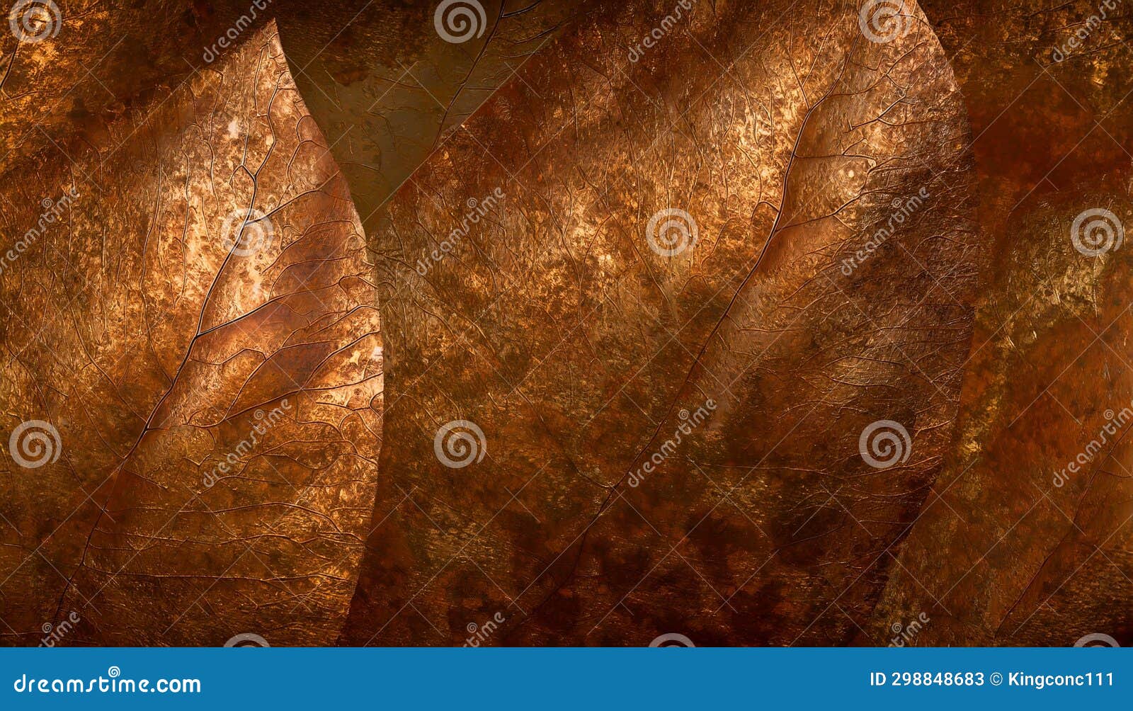 Rustic Leaves Foil Background Pattern Stock Illustration - Illustration ...
