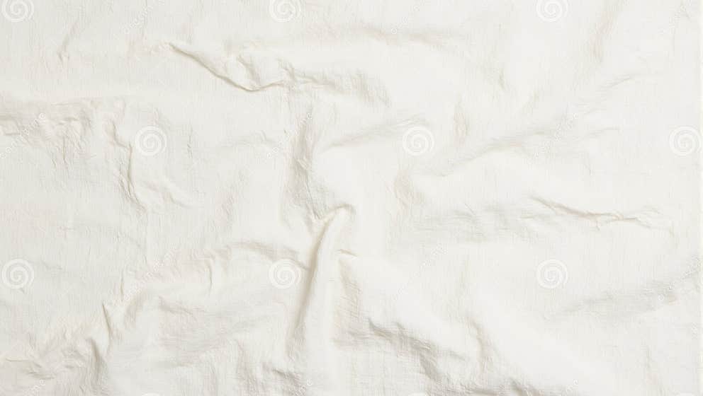 Rustic Light Beige Muslin Fabric with Crinkled Texture Stock ...