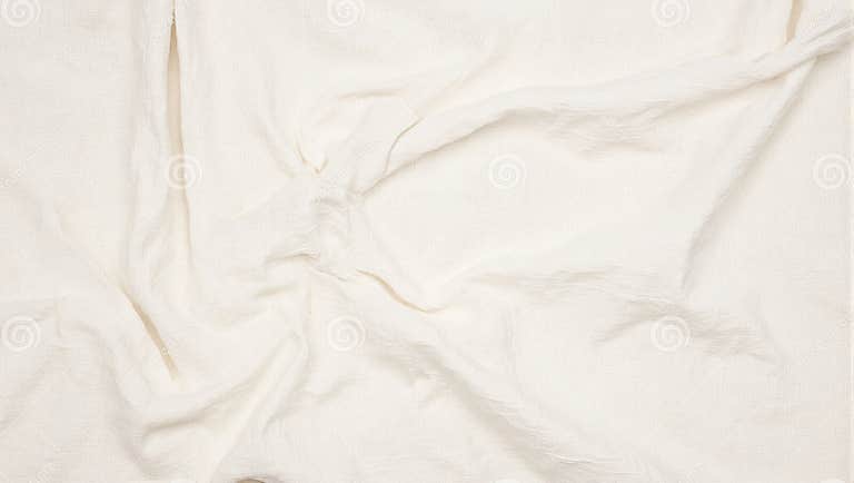 Rustic Light Beige Muslin Fabric with Crinkled Texture Stock ...