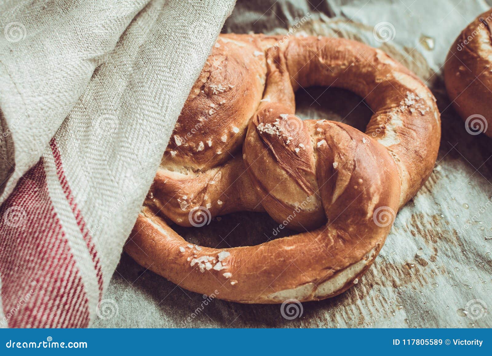 Pretzels from the Oven on Baking Sheet Stock Image - Image of oven ...