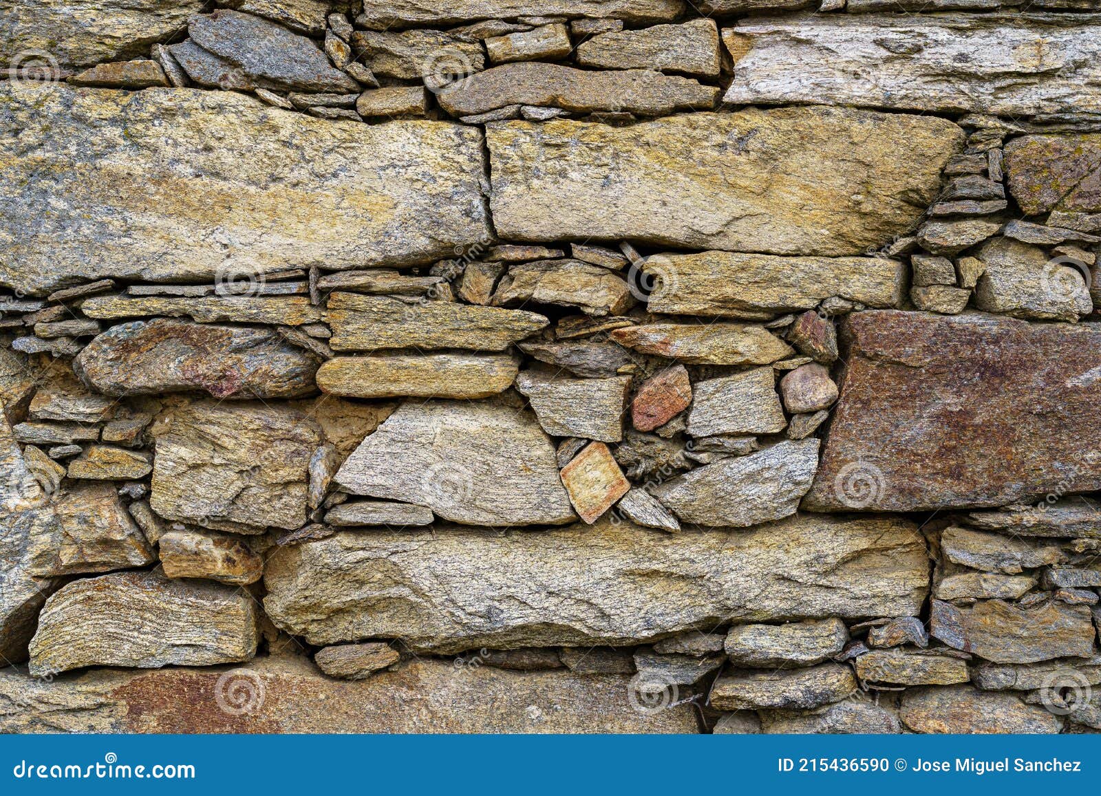 Rustic Looking Stone Wall Background Used for Old House Construction ...